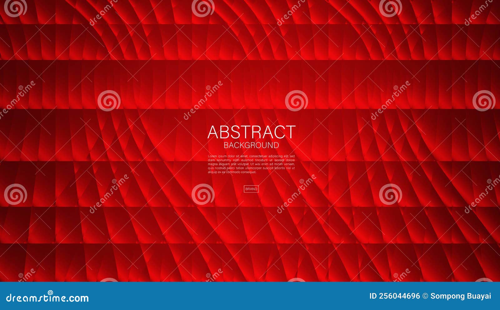 Red Abstract Wave Background, Wave Vector, Geometric Vector, Minimal ...