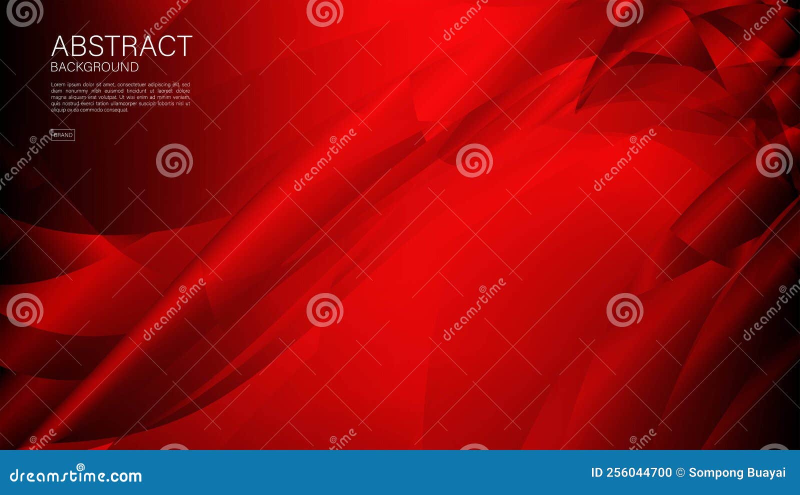 Red Abstract Wave Background, Wave Vector, Geometric Vector, Minimal ...