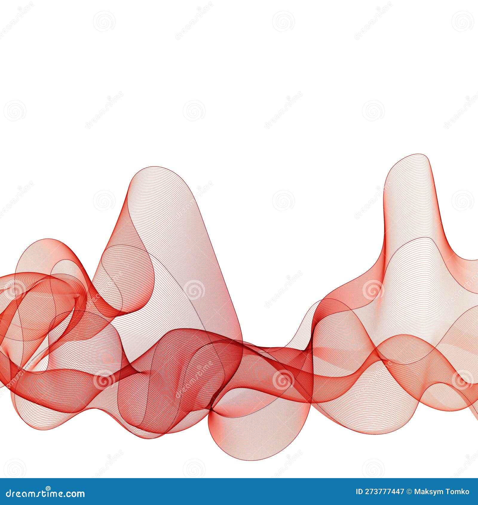 Red Abstract Wave. Image. Presentation Template. Eps 10 Stock ...