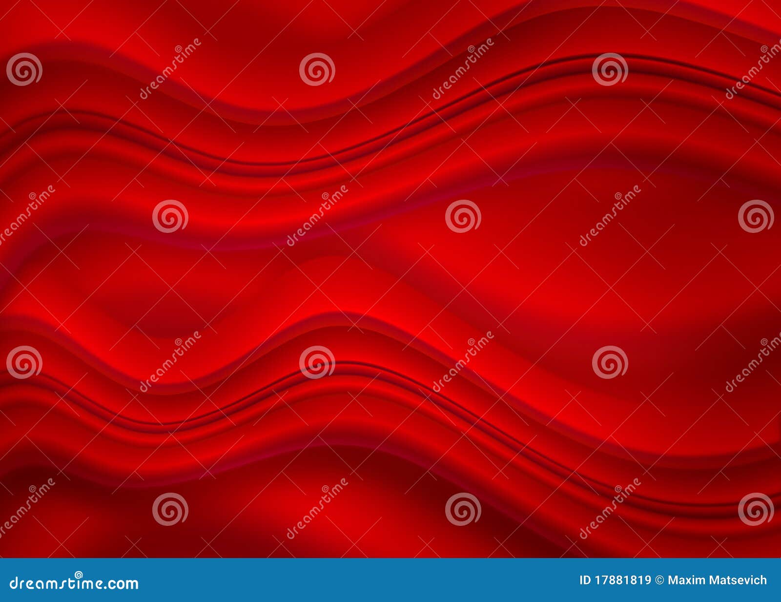 Red Abstract Waves Background Stock Illustration - Illustration of ...