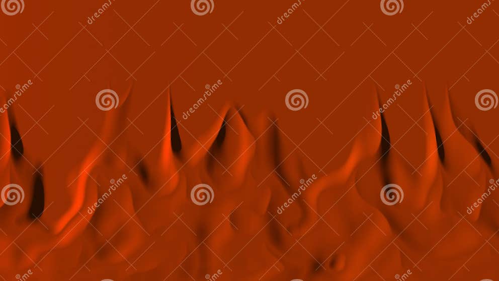 Red Abstraction with the Image of a Three-dimensional Fire. the Texture ...