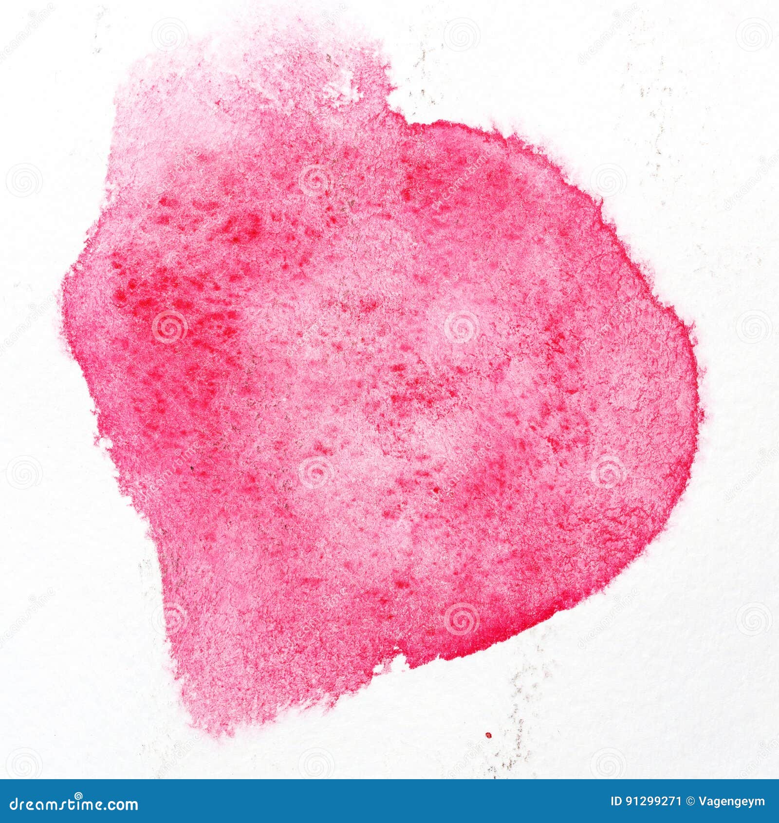 Red Abstraction in Watercolor Stock Illustration - Illustration of ...