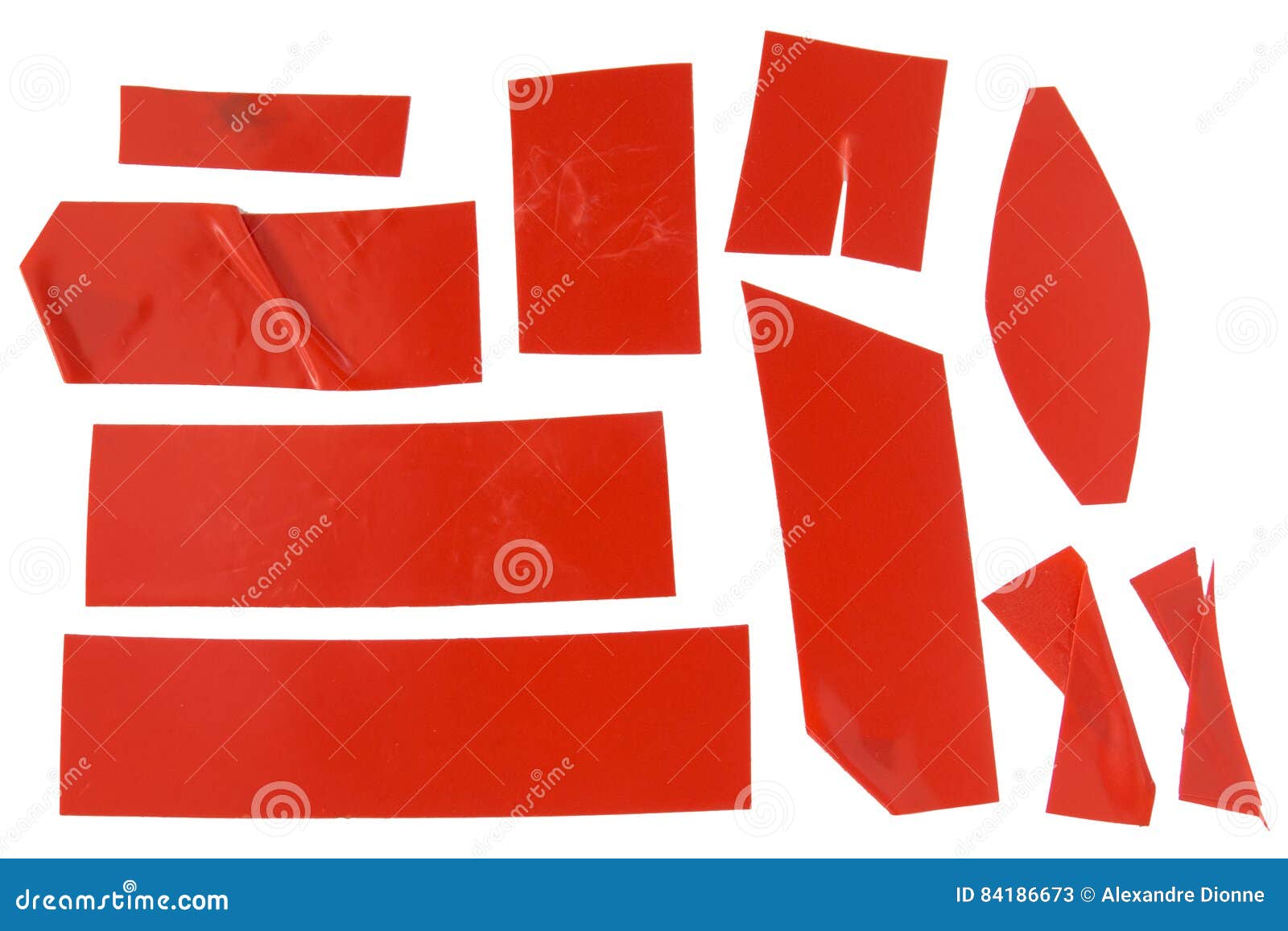 Red Adhesive Tape stock image. Image of band, electrical - 84186673