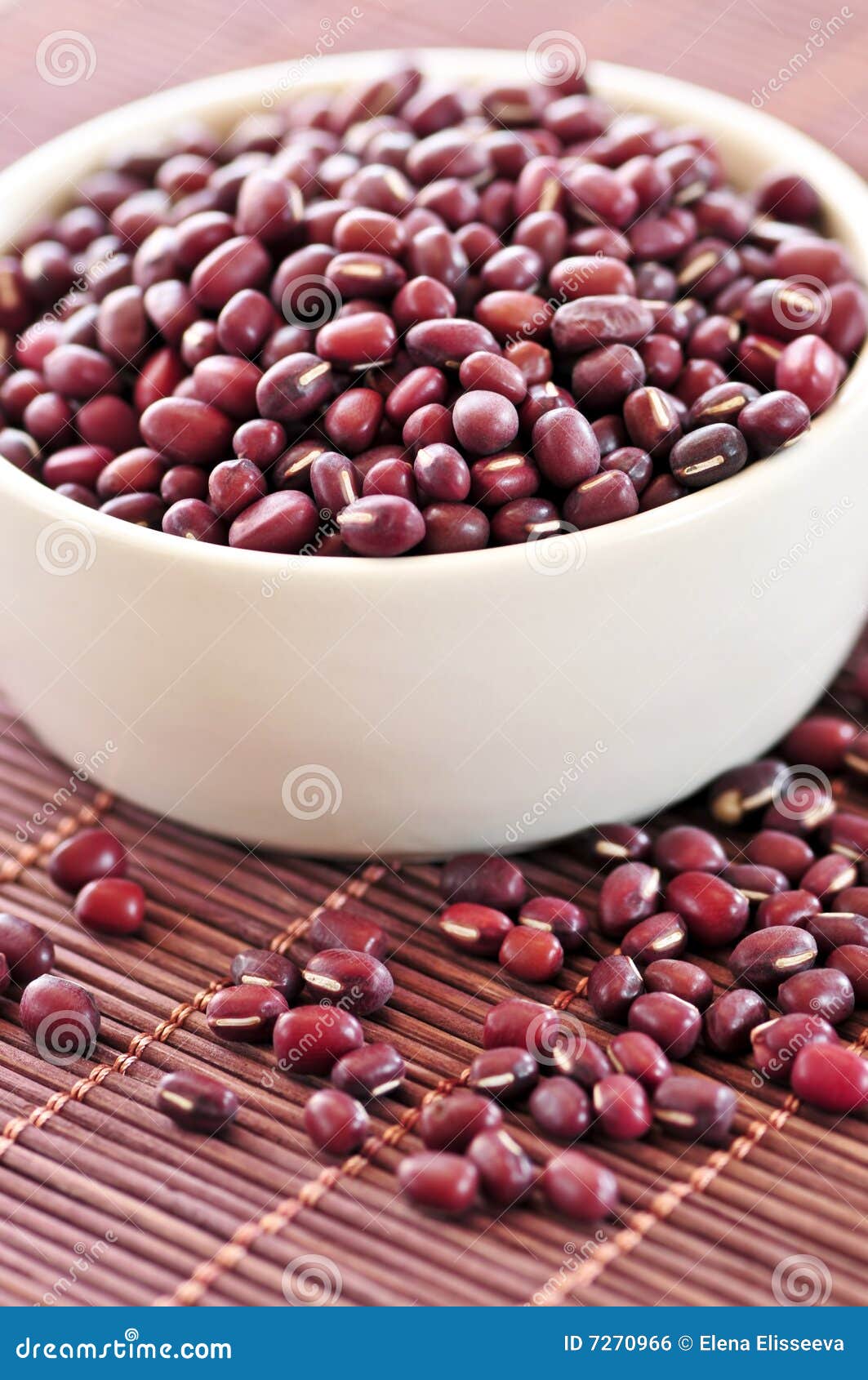 Red adzuki beans stock photo. Image of legume, natural - 7270966