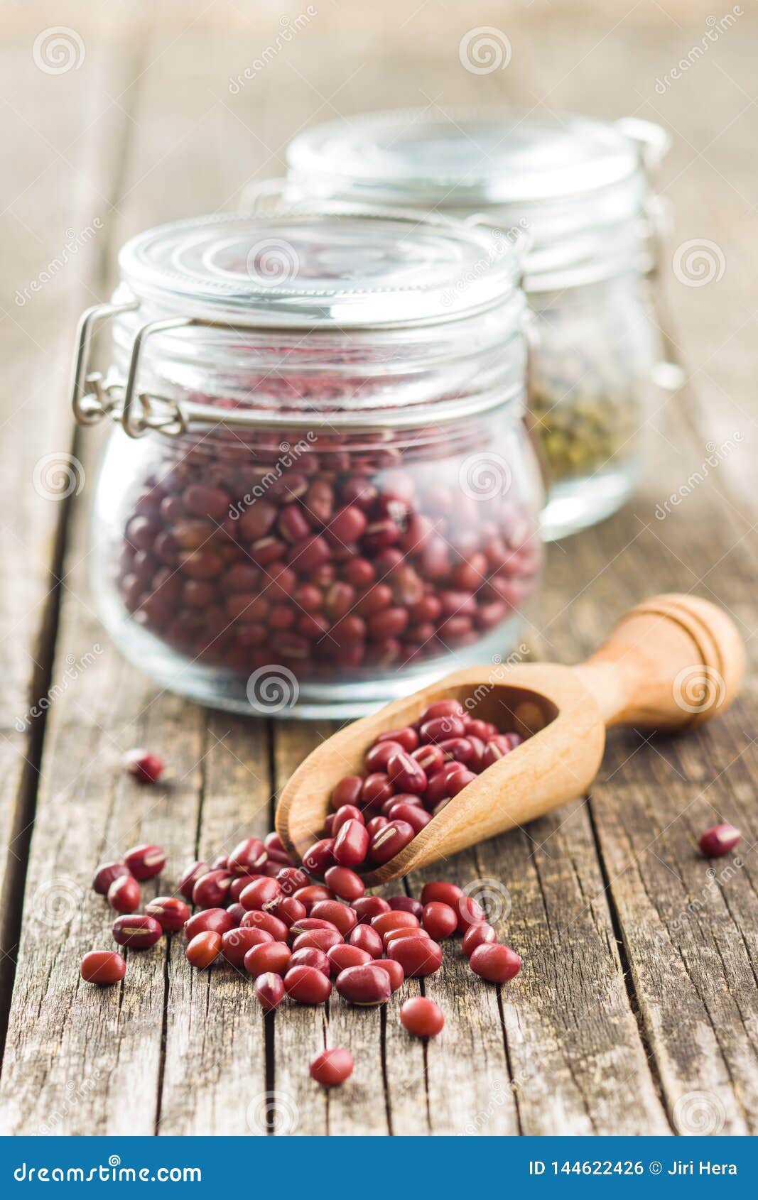 Red adzuki beans stock photo. Image of herbal, organic - 144622426