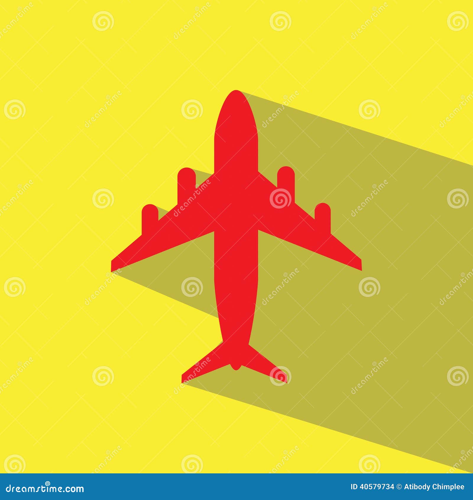 Red airplane icon stock illustration. Illustration of travel - 40579734