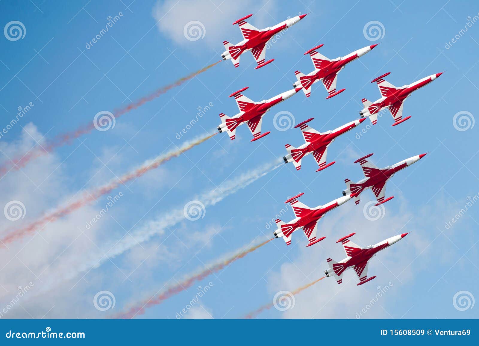 Red airplanes at airshow stock image. Image of airforce - 15608509