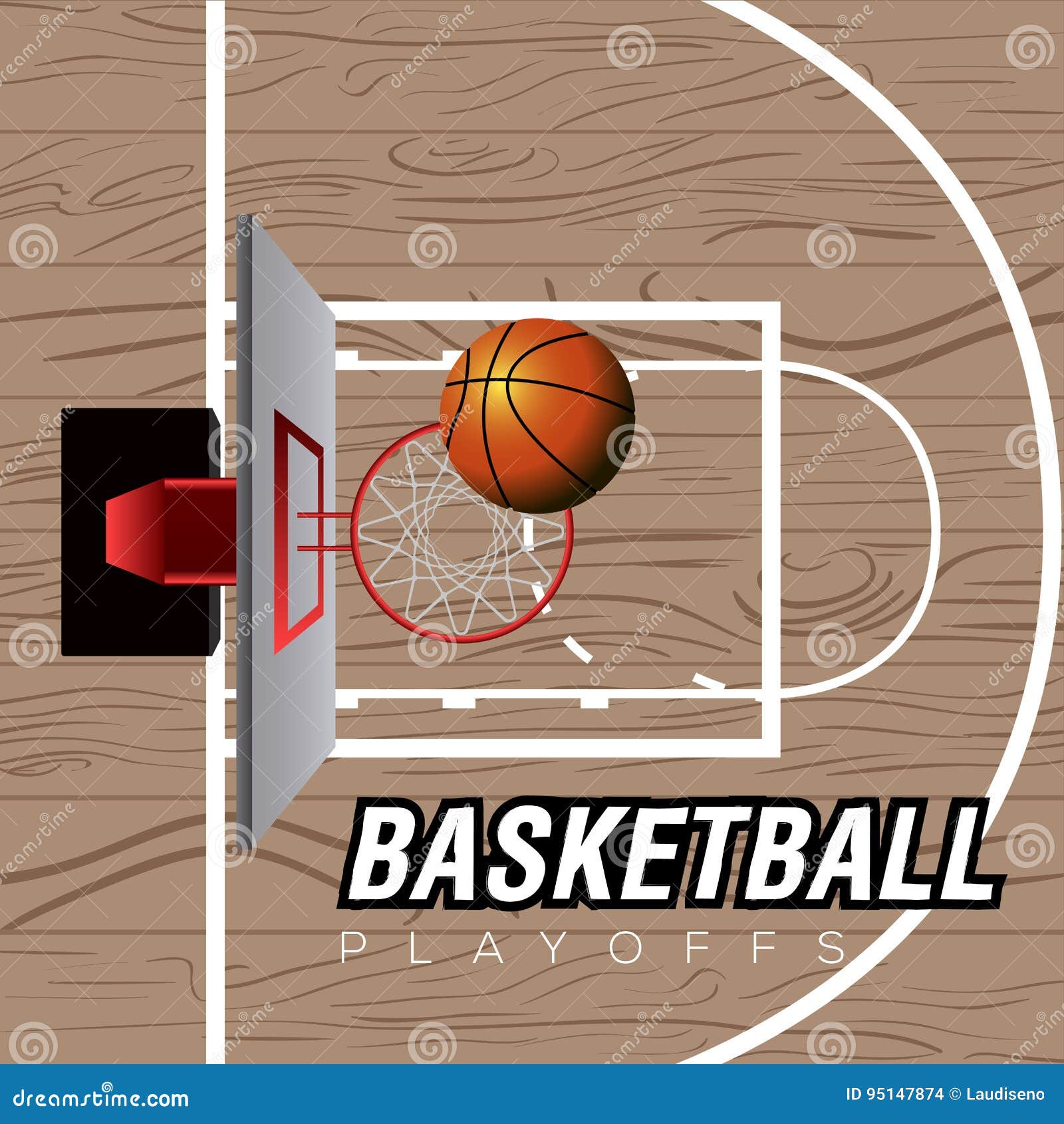 Red aislada del baloncesto stock de ilustración. Ilustración de ...