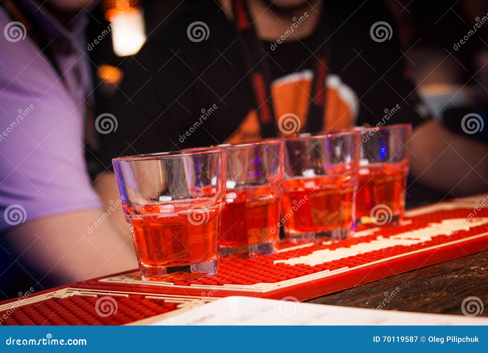Red alcoholic cocktail stock image. Image of cocktail - 70119587