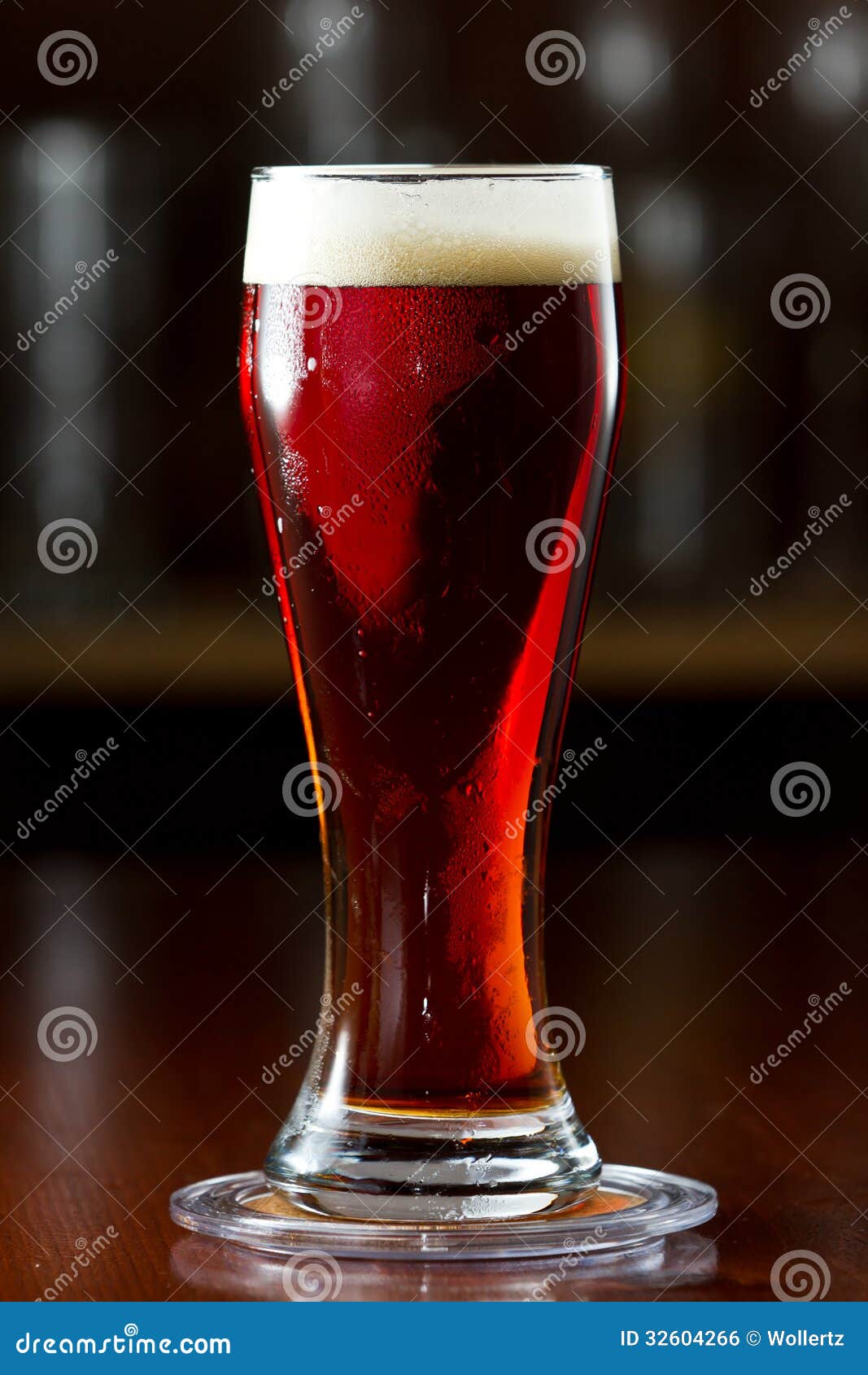 Red ale beer stock photo. Image of chilled, alcohol, pilsner - 32604266