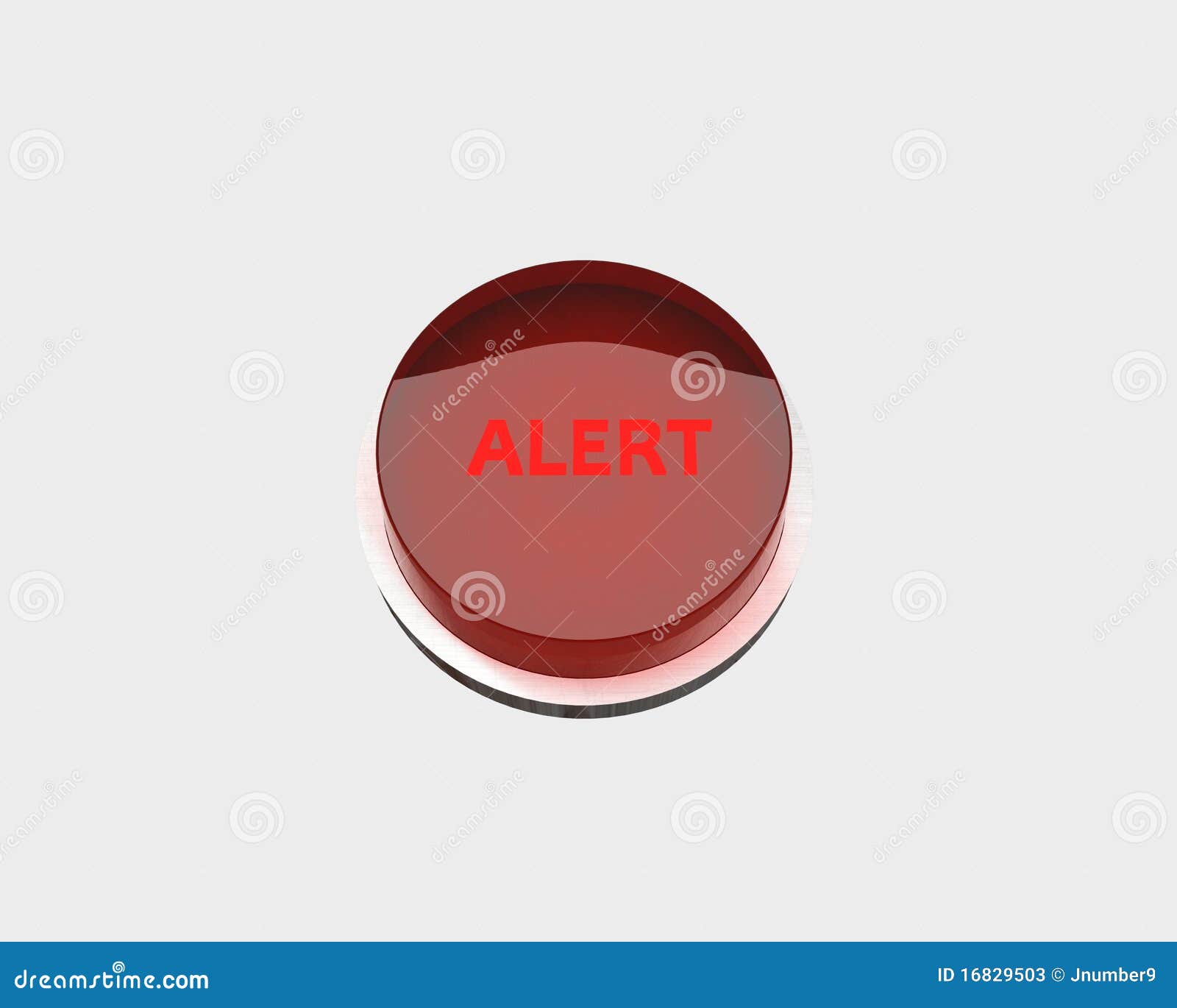 Alert Button Shows Warn Caution Or Raise Alarm Royalty-Free Stock ...