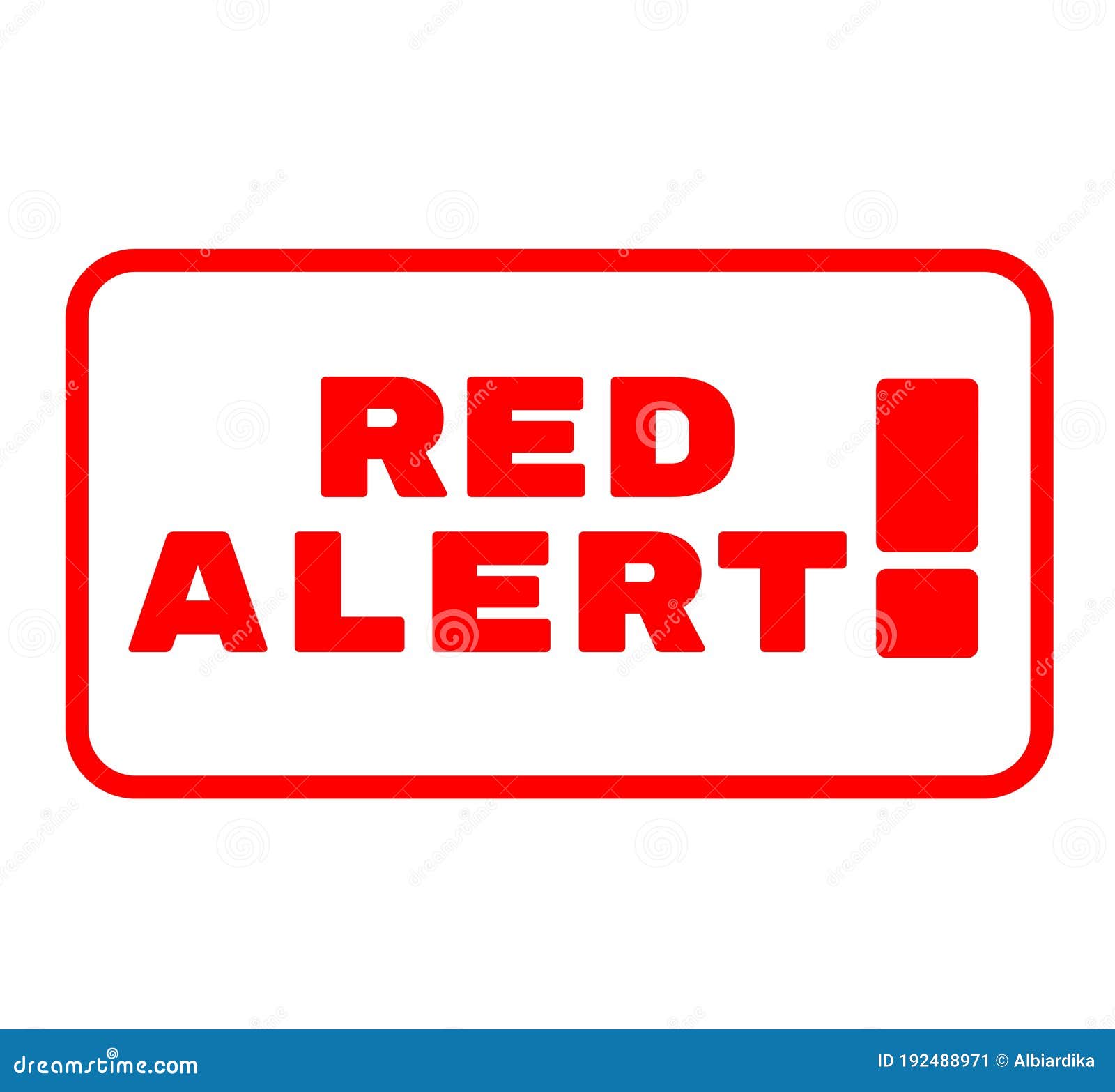 Red Alert Sign Tag Point Template Element Concept Vector Illustration ...