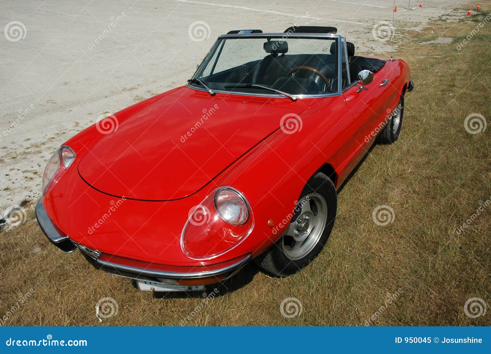 Red Alfa Romeo stock image. Image of convertable, convertible - 950045