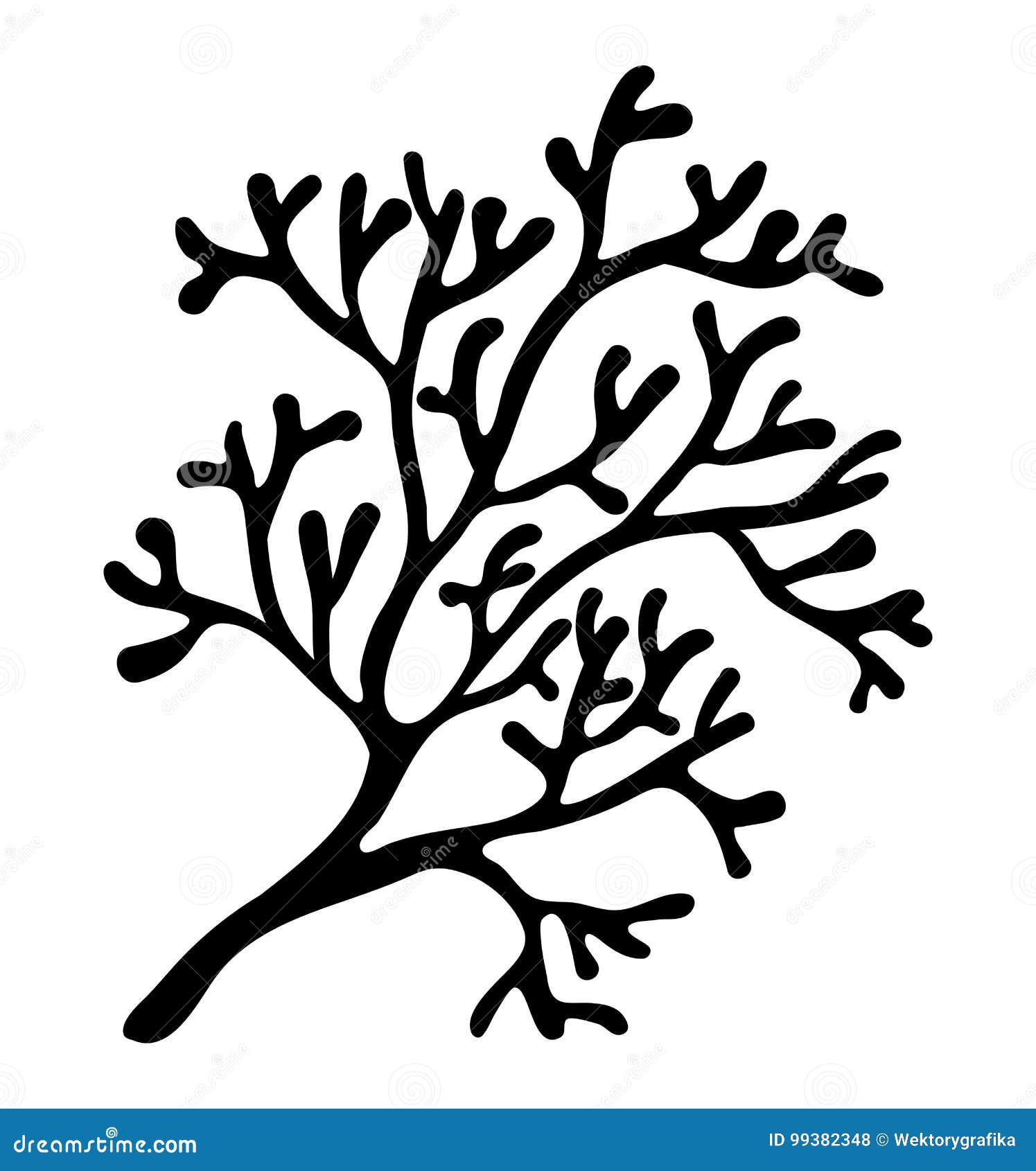 Red Algae Silhouette Vector Symbol Icon Design. Beautiful Illustration ...