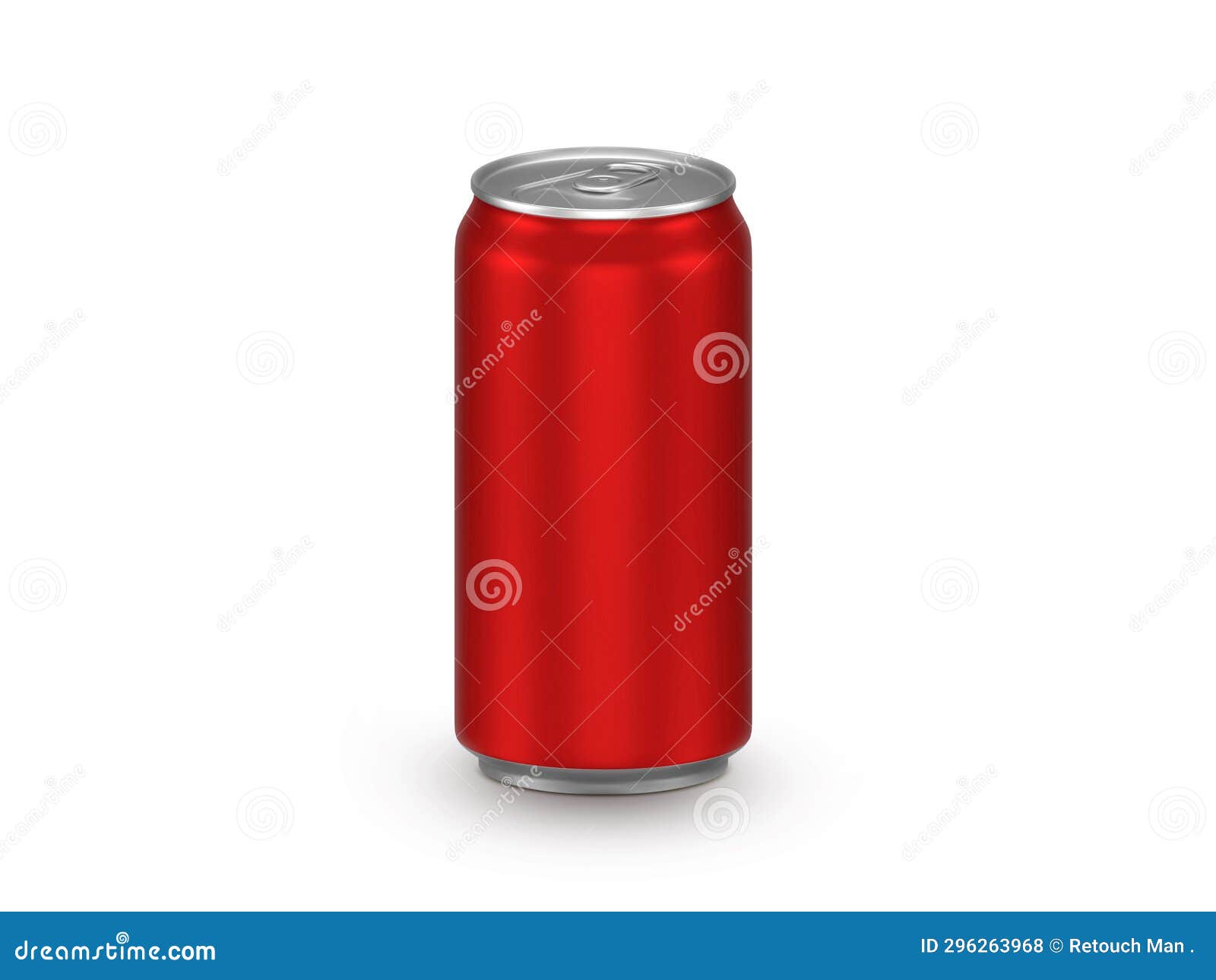 Red Aluminium Cans on White Background Stock Photo - Image of fizzy ...