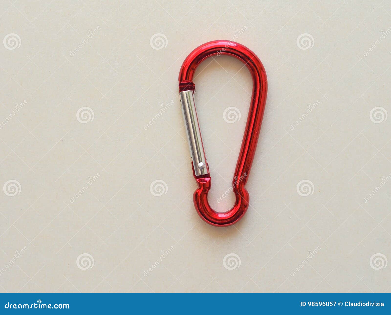 Red Keyring Hook with Copy Space Stock Image - Image of ring, keyring ...