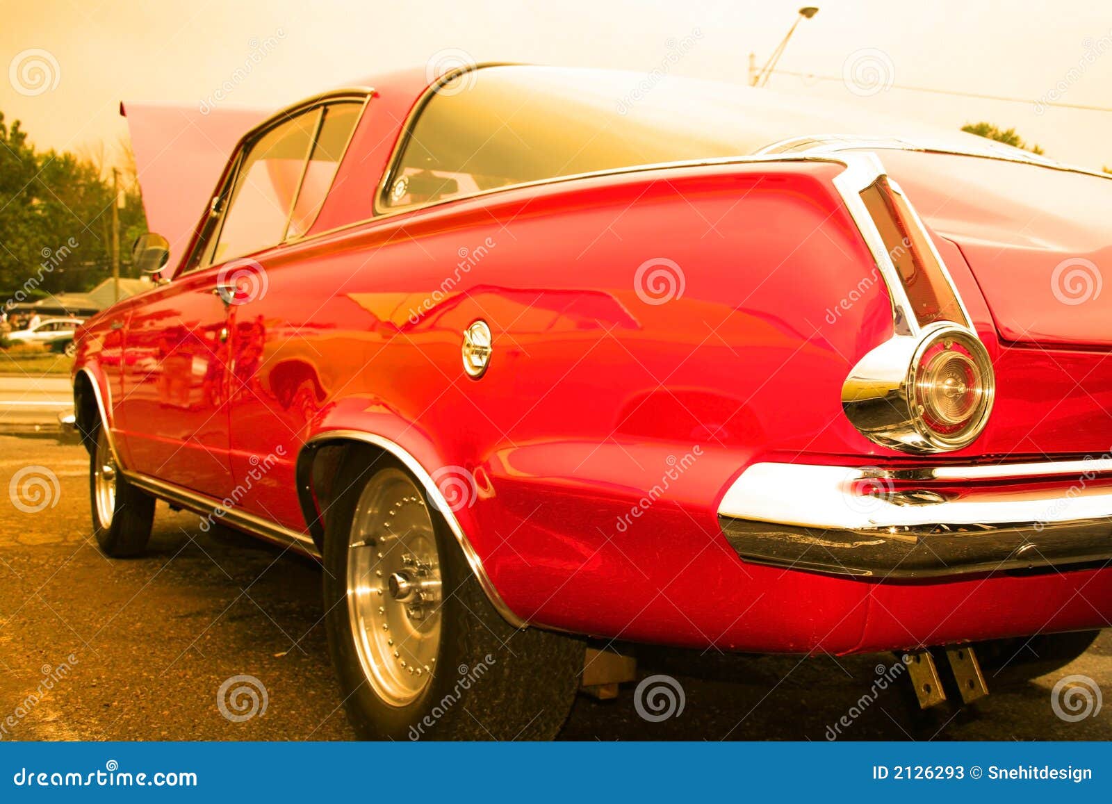 Red American muscle car stock image. Image of camaro, icon - 2126293