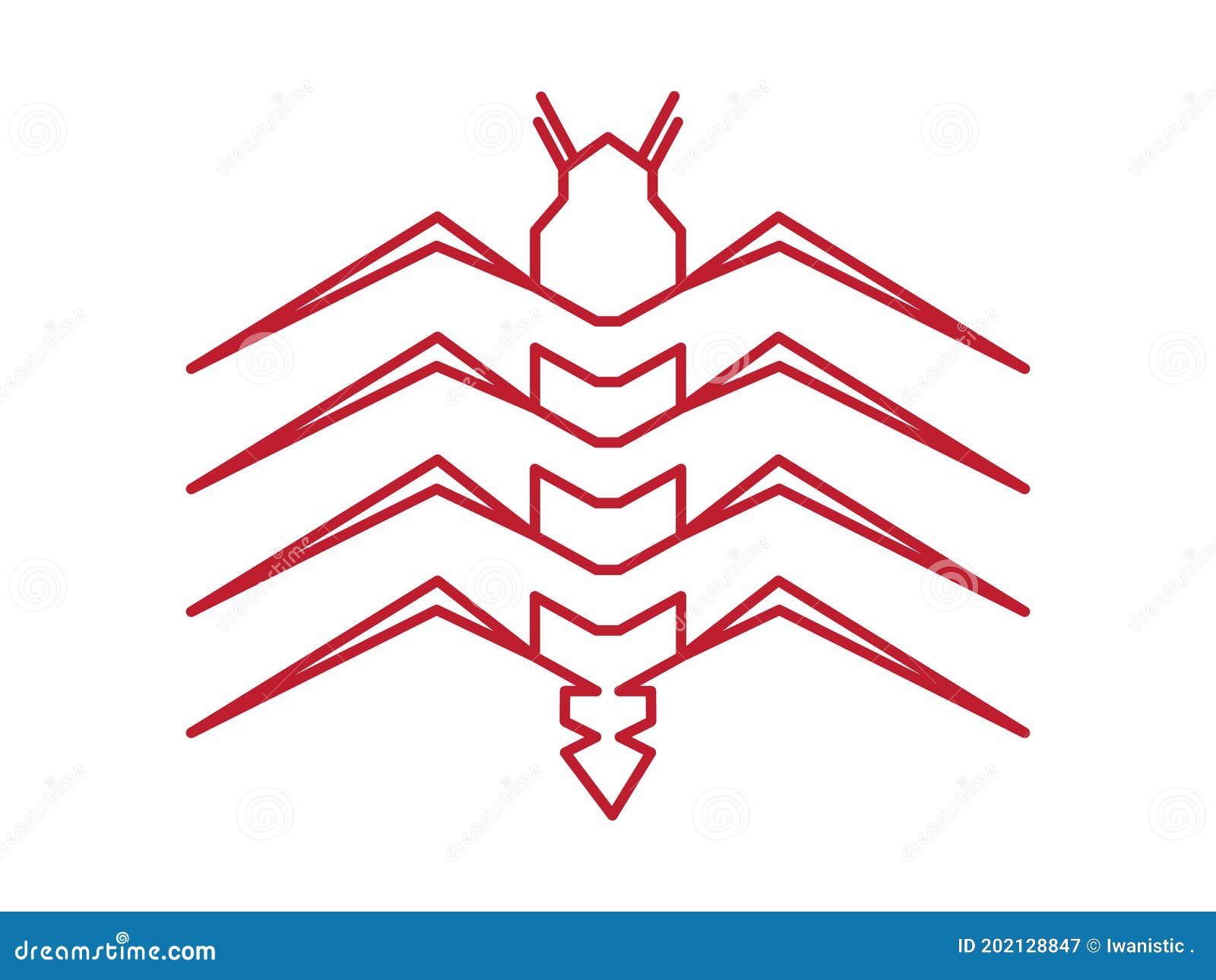 Red Ant Logo stock vector. Illustration of disease, colony - 202128847