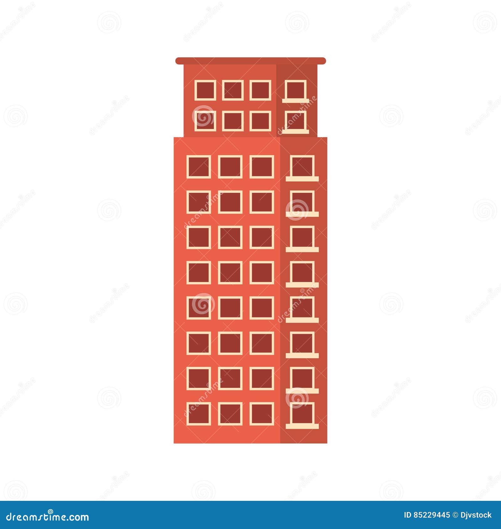 Red Apartment Building Line Sticker Stock Illustrations – 19 Red ...
