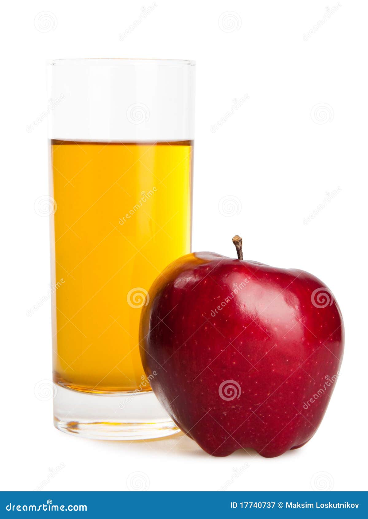 Red apple stock image. Image of drink, dietetic, freshness - 17740737
