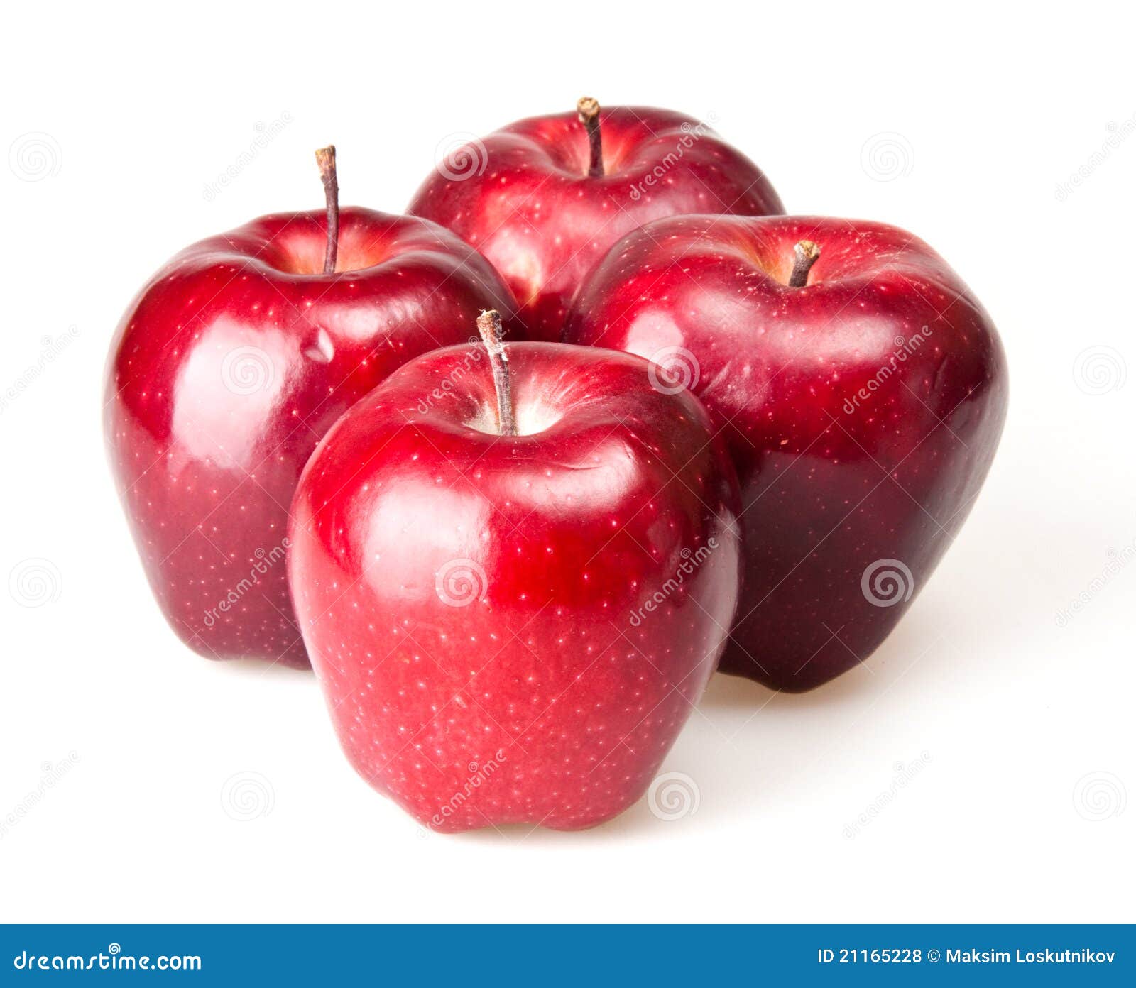 Red apple stock photo. Image of circle, juicy, agriculture - 21165228