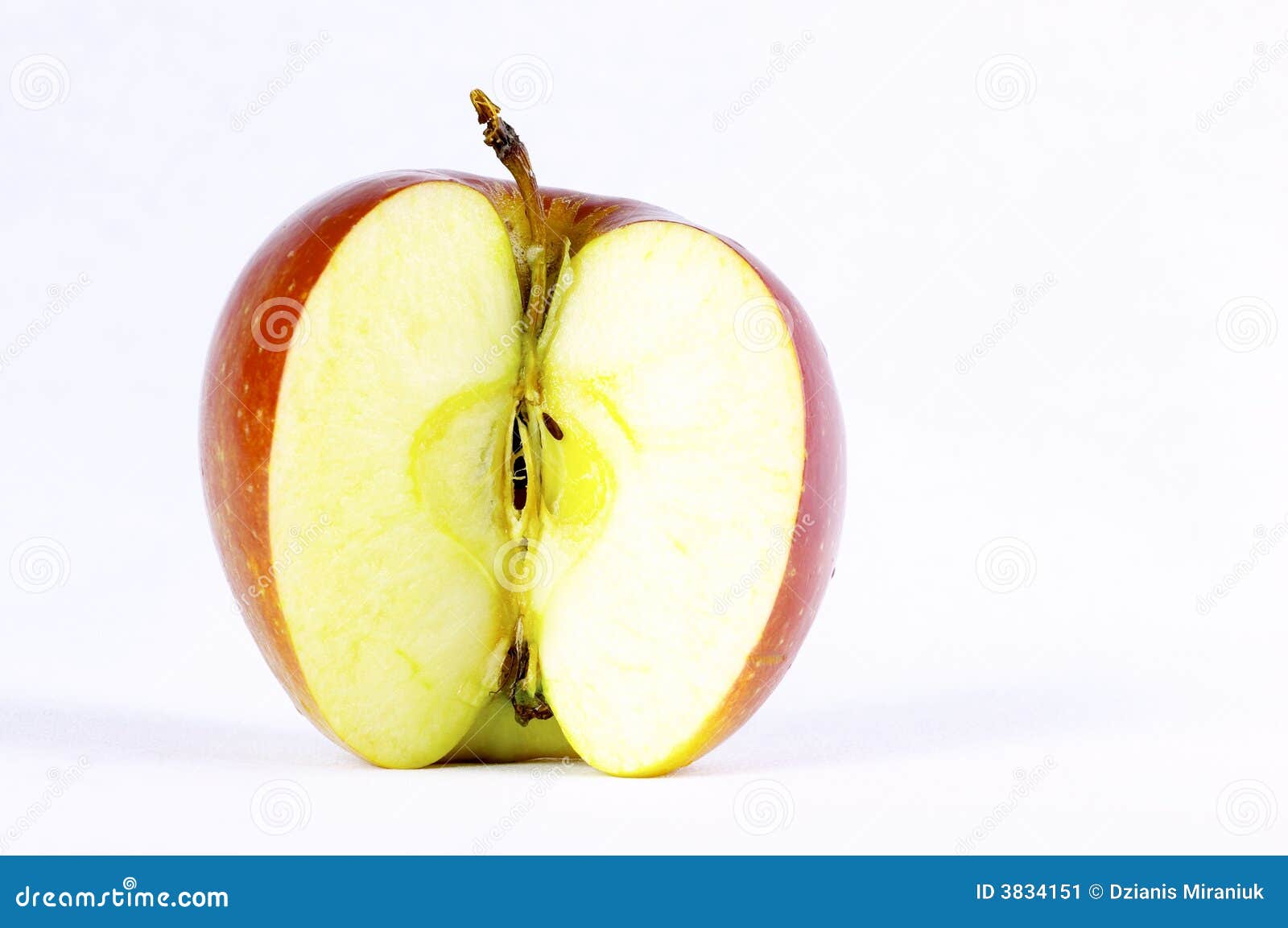 Red apple stock image. Image of condensation, fruit, white - 3834151