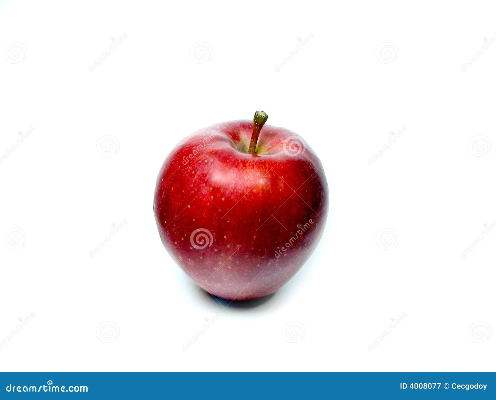 Red apple stock image. Image of yummy, nourishment, still - 4008077