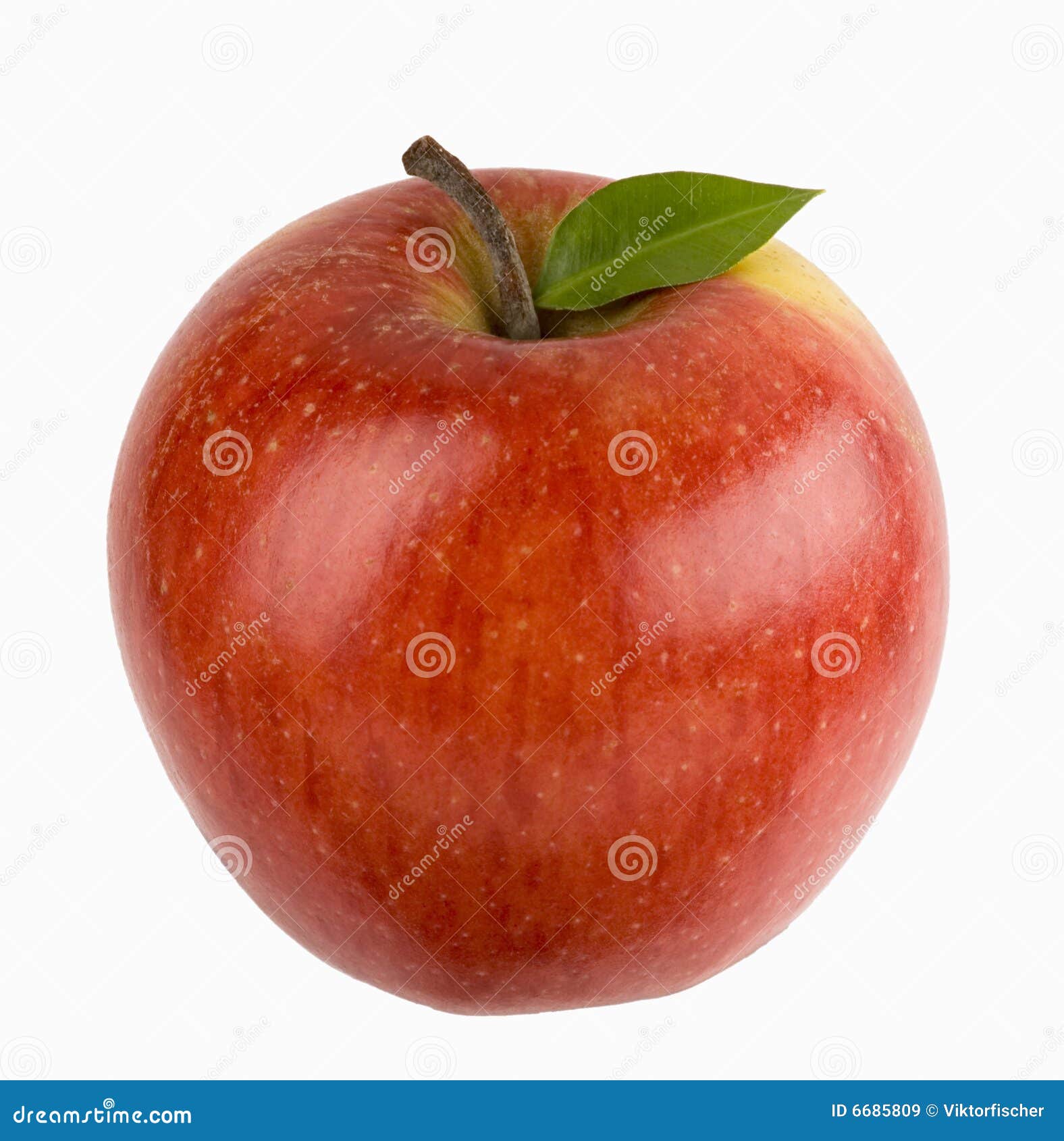 Red apple stock image. Image of isolated, health, organic - 6685809