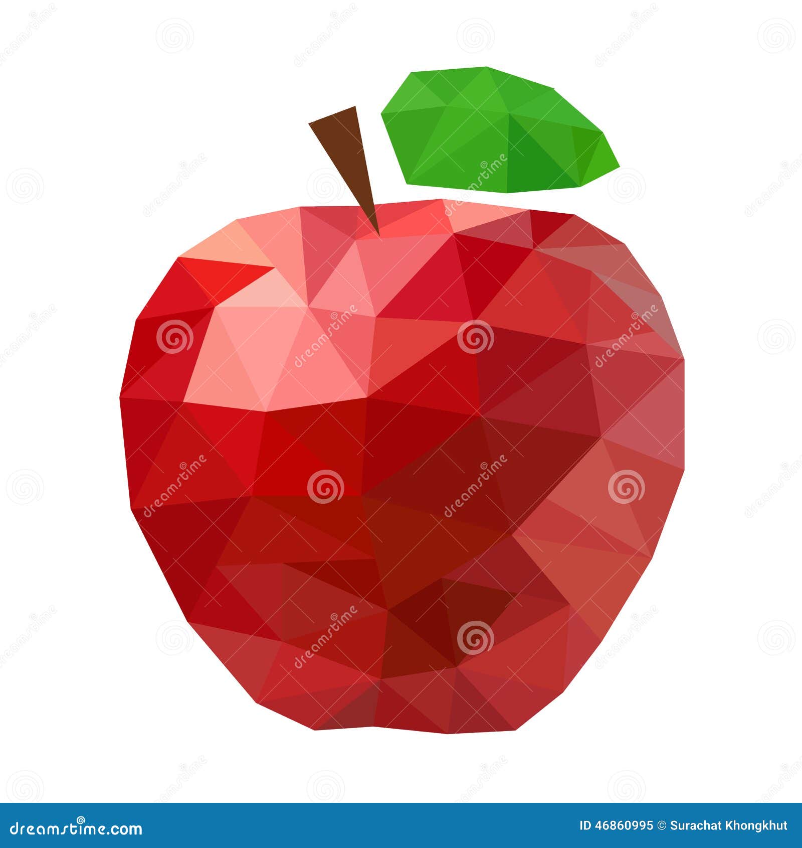 Red Apple abstract stock vector. Illustration of food - 46860995