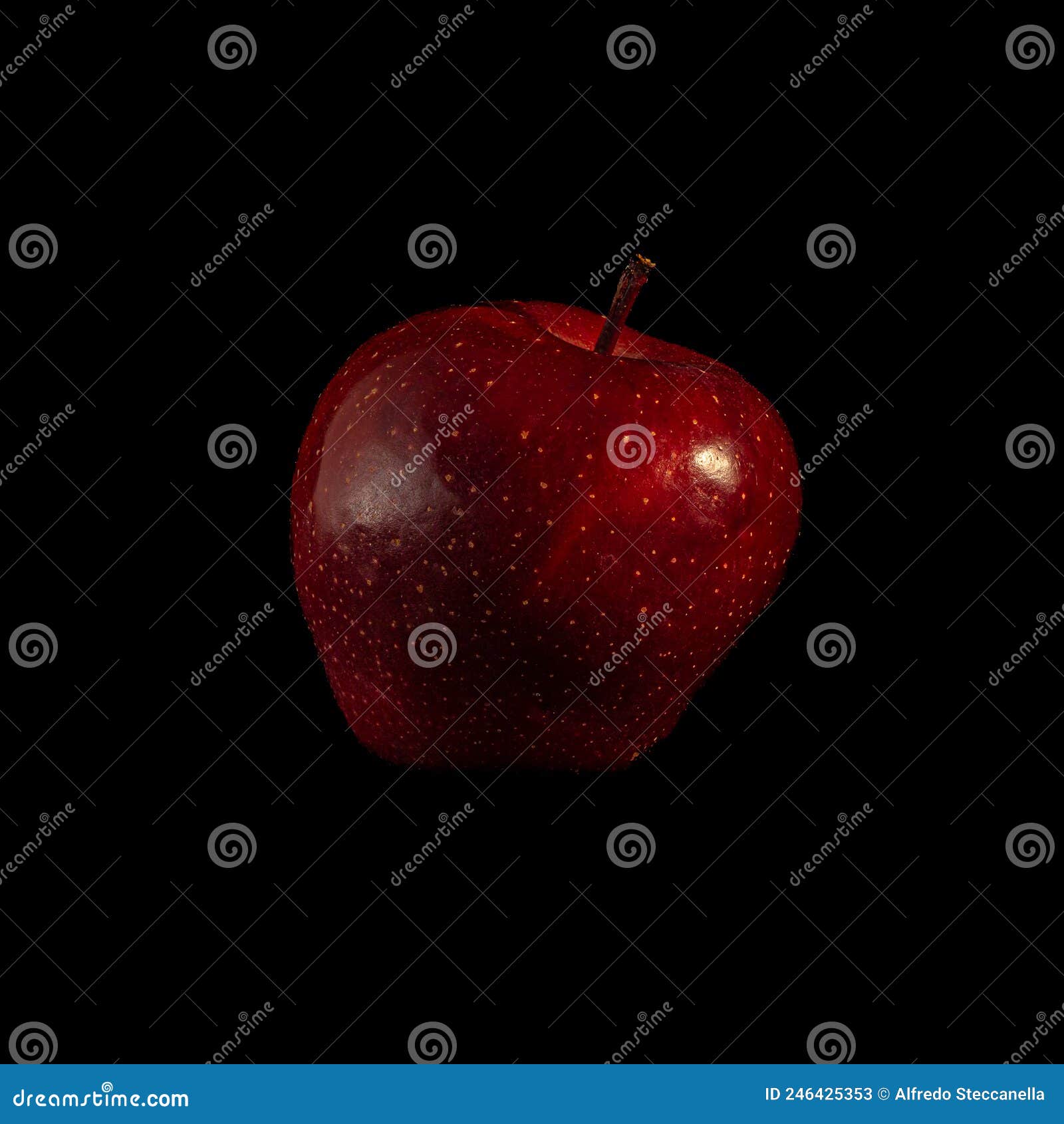 A red apple stock image. Image of bright, color, background - 246425353