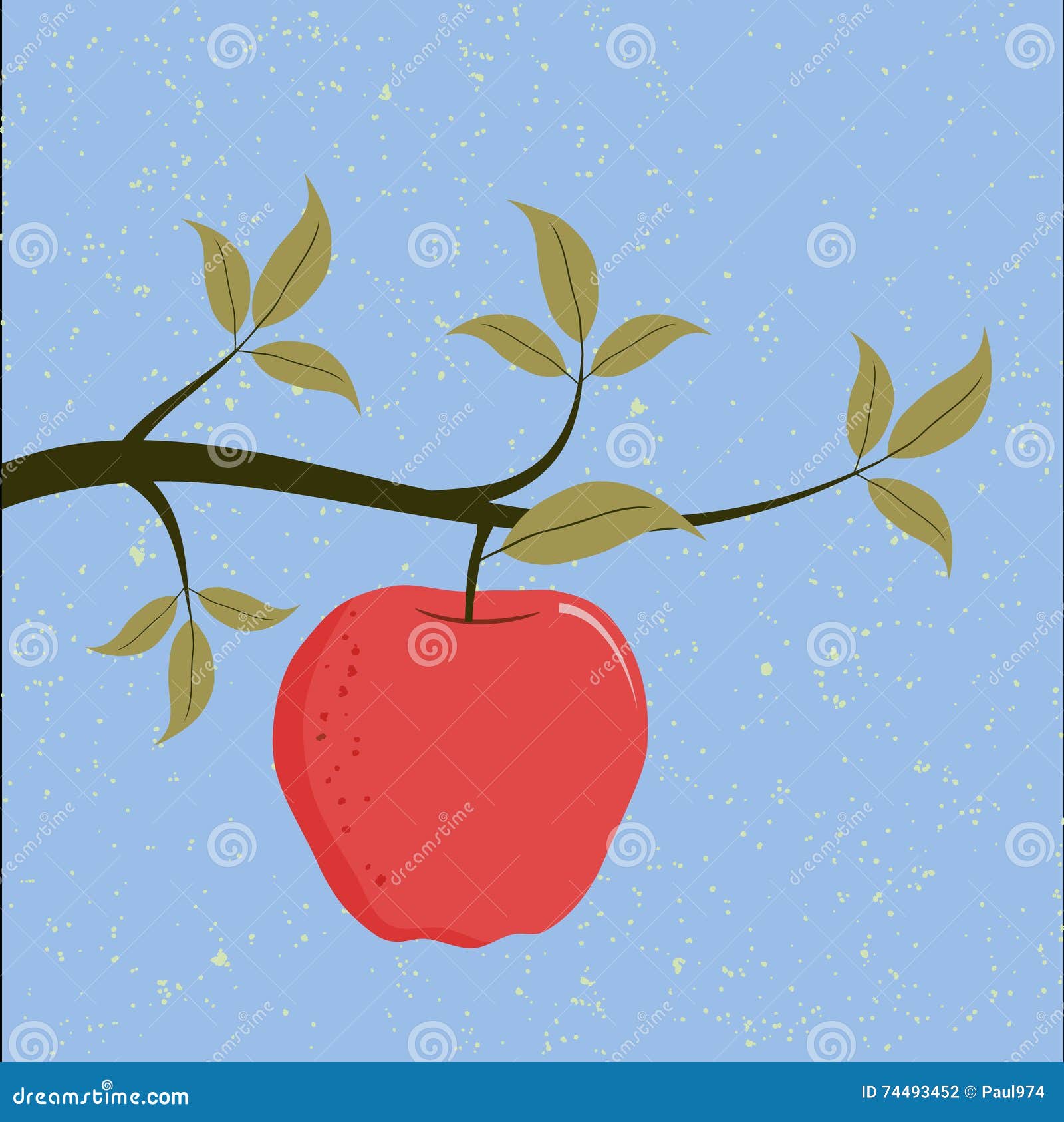 Red Apple Hanging Tree Stock Illustrations – 30 Red Apple Hanging Tree ...