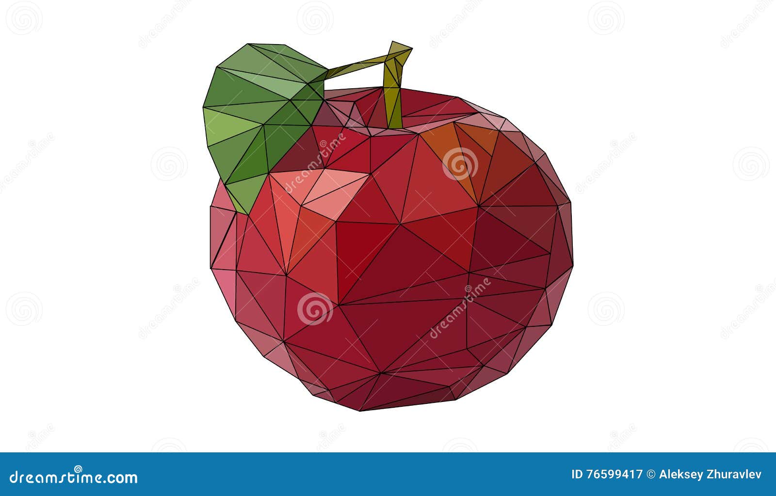 Red Apple stock vector. Illustration of closeup, food - 76599417