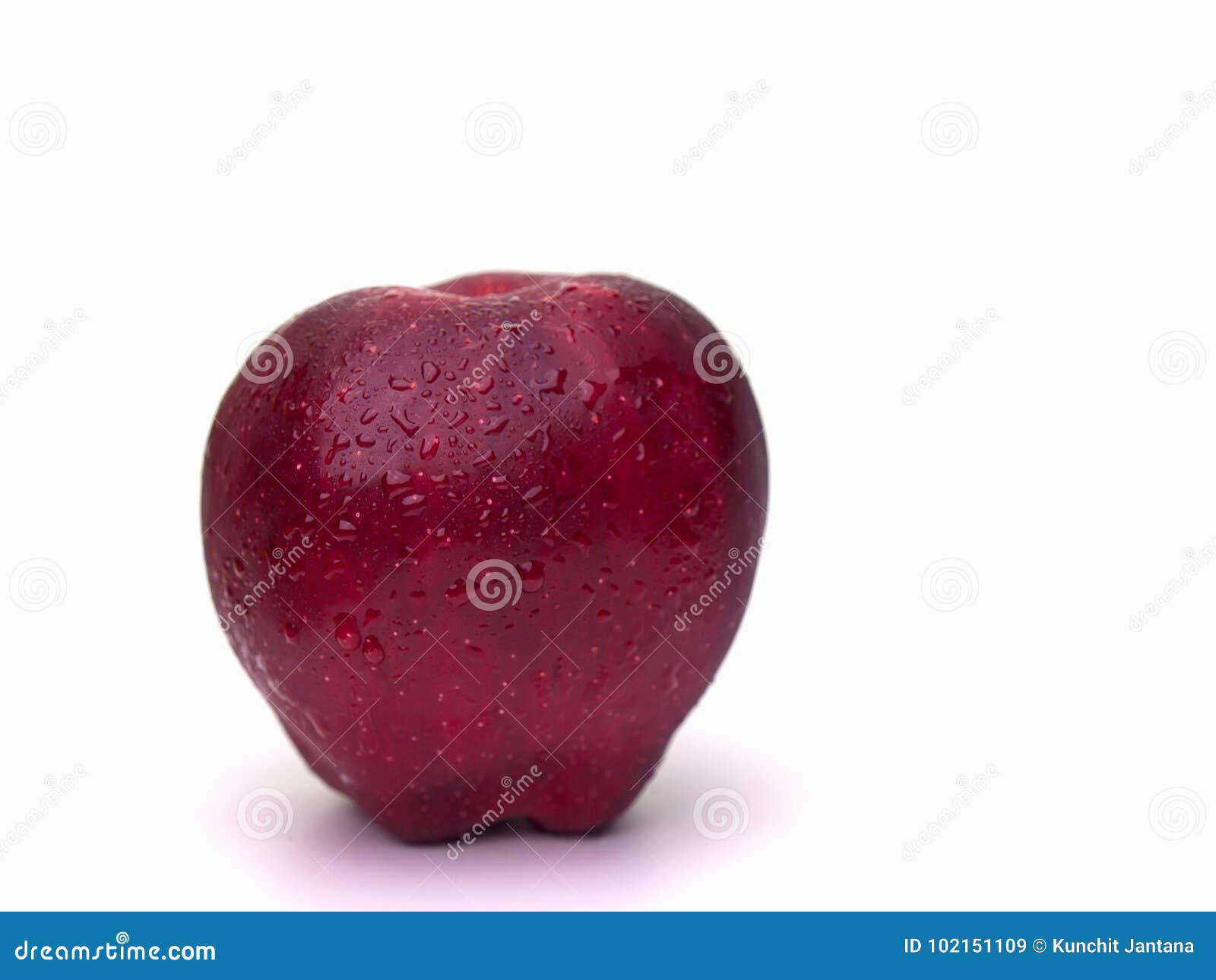 Red apple fruit. stock image. Image of apple, color - 102151109
