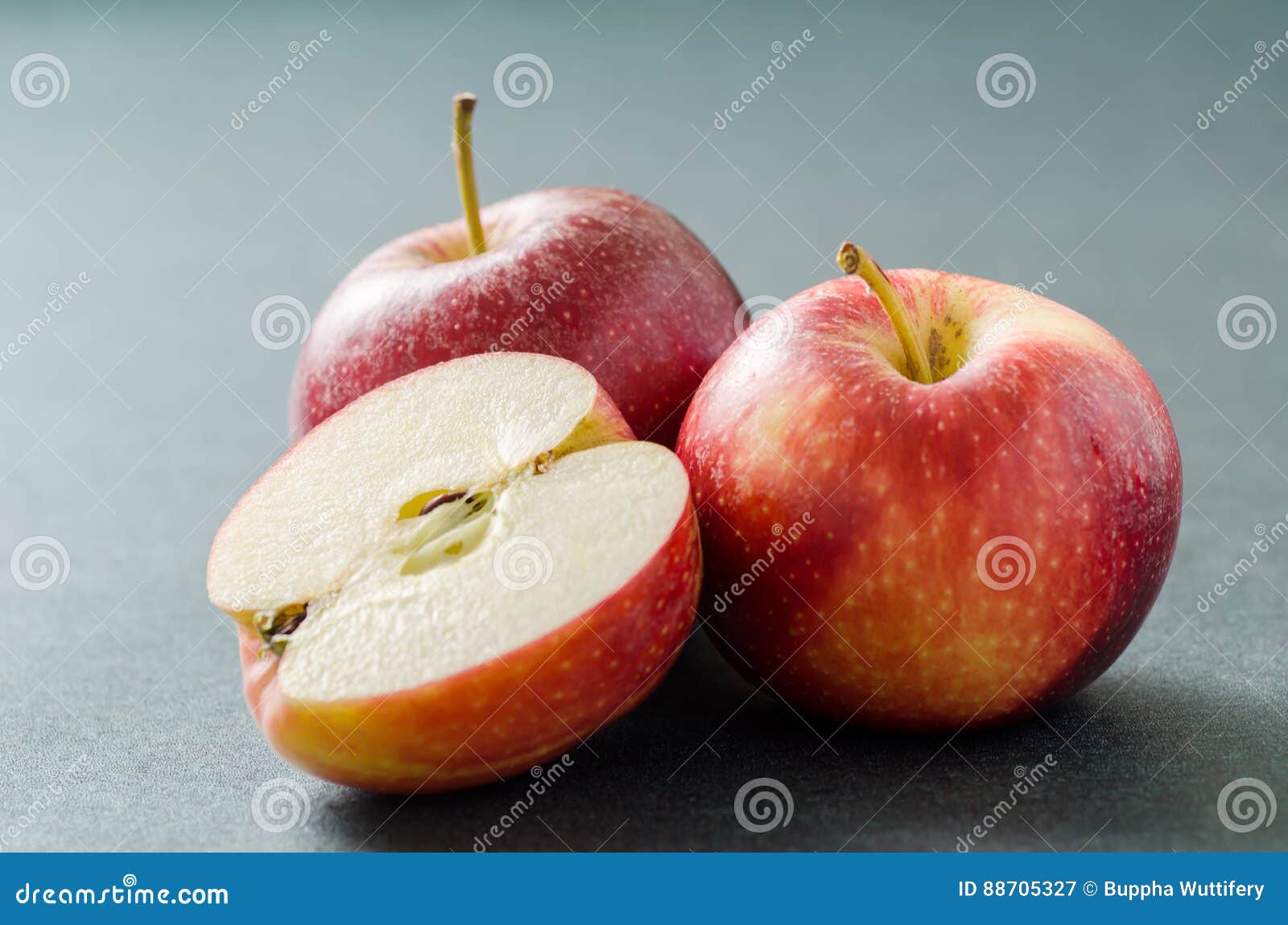 Red apple fruit stock image. Image of vegetarian, eating - 88705327