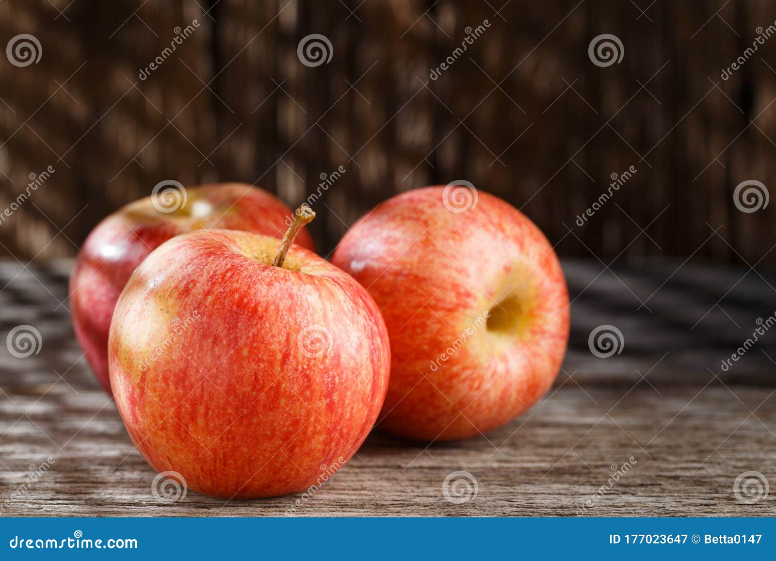 Red Apple Fruit on the Table Stock Image - Image of bobbing, harvest ...