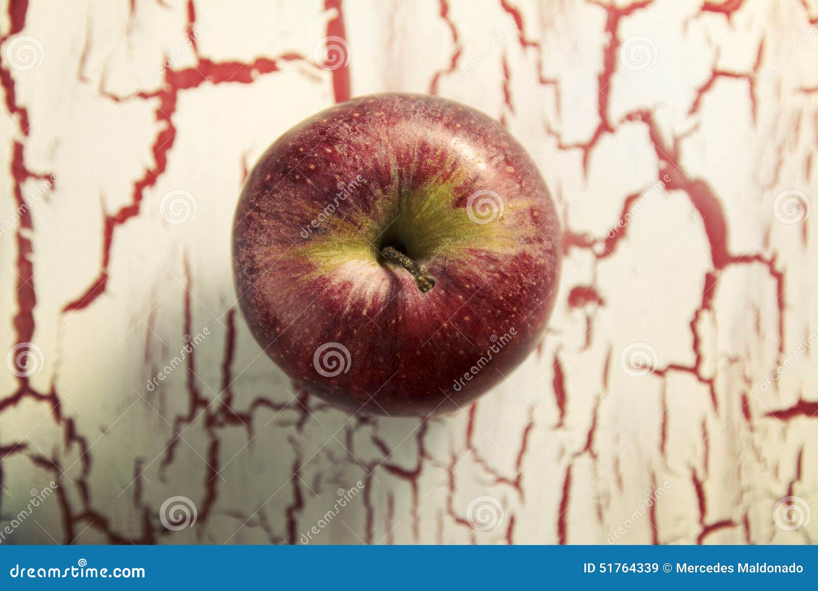 Red Apple, on Grunge Background Stock Image - Image of fruit, table ...