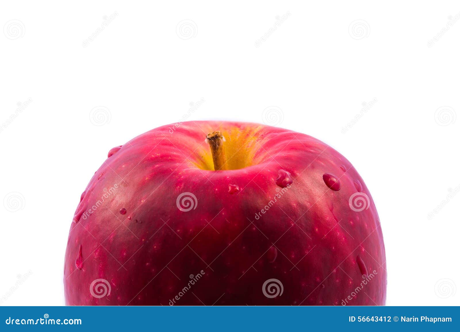 Red apple isolate stock photo. Image of diet, closeup - 56643412