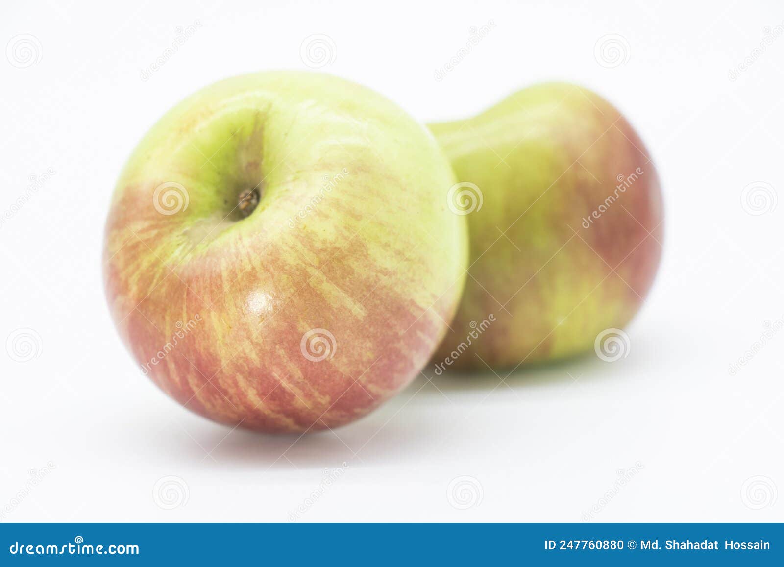 Red Apple Isolate on White Background Stock Photo - Image of fruit ...