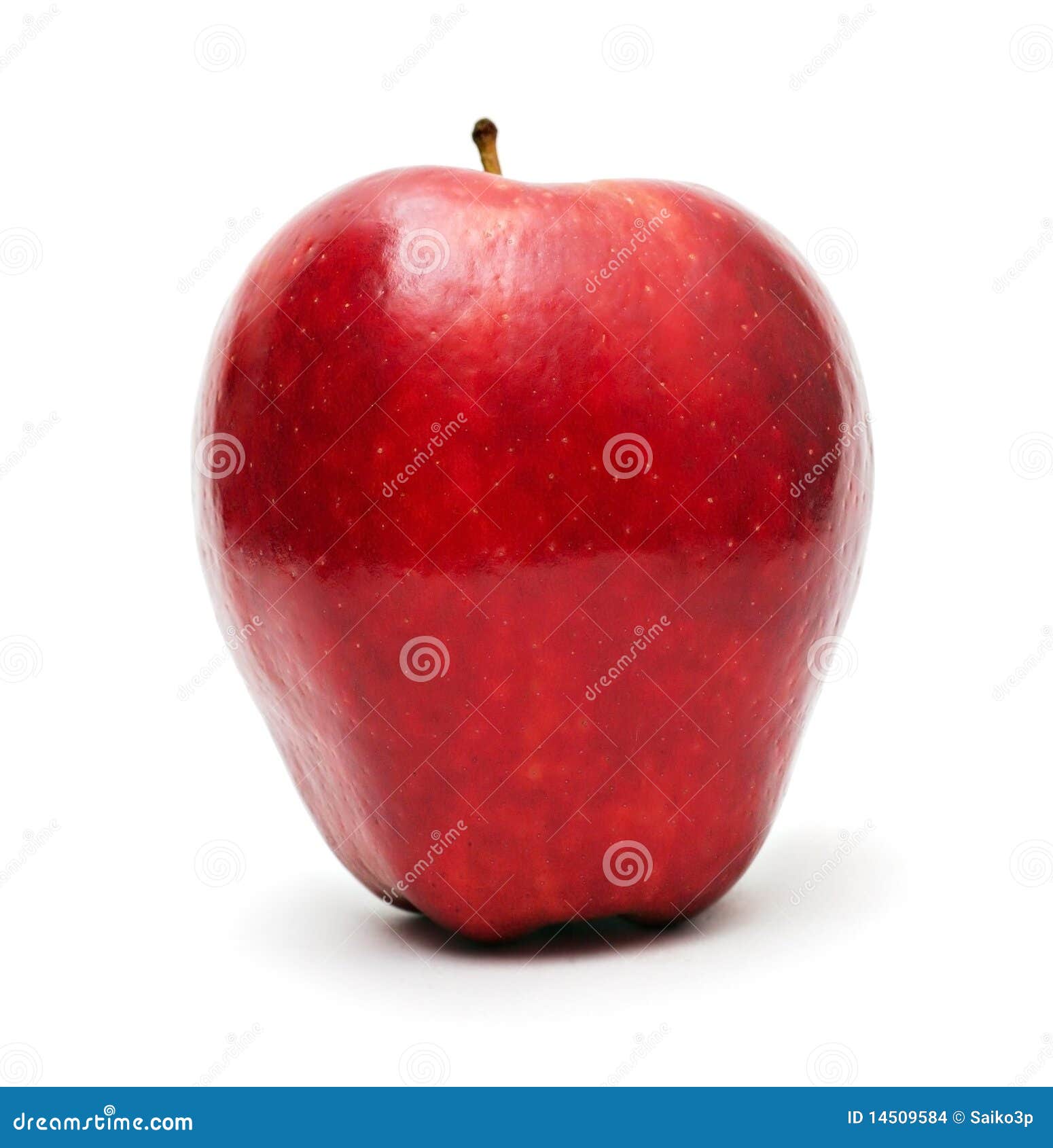 Red apple isolated stock photo. Image of peel, freshness - 14509584