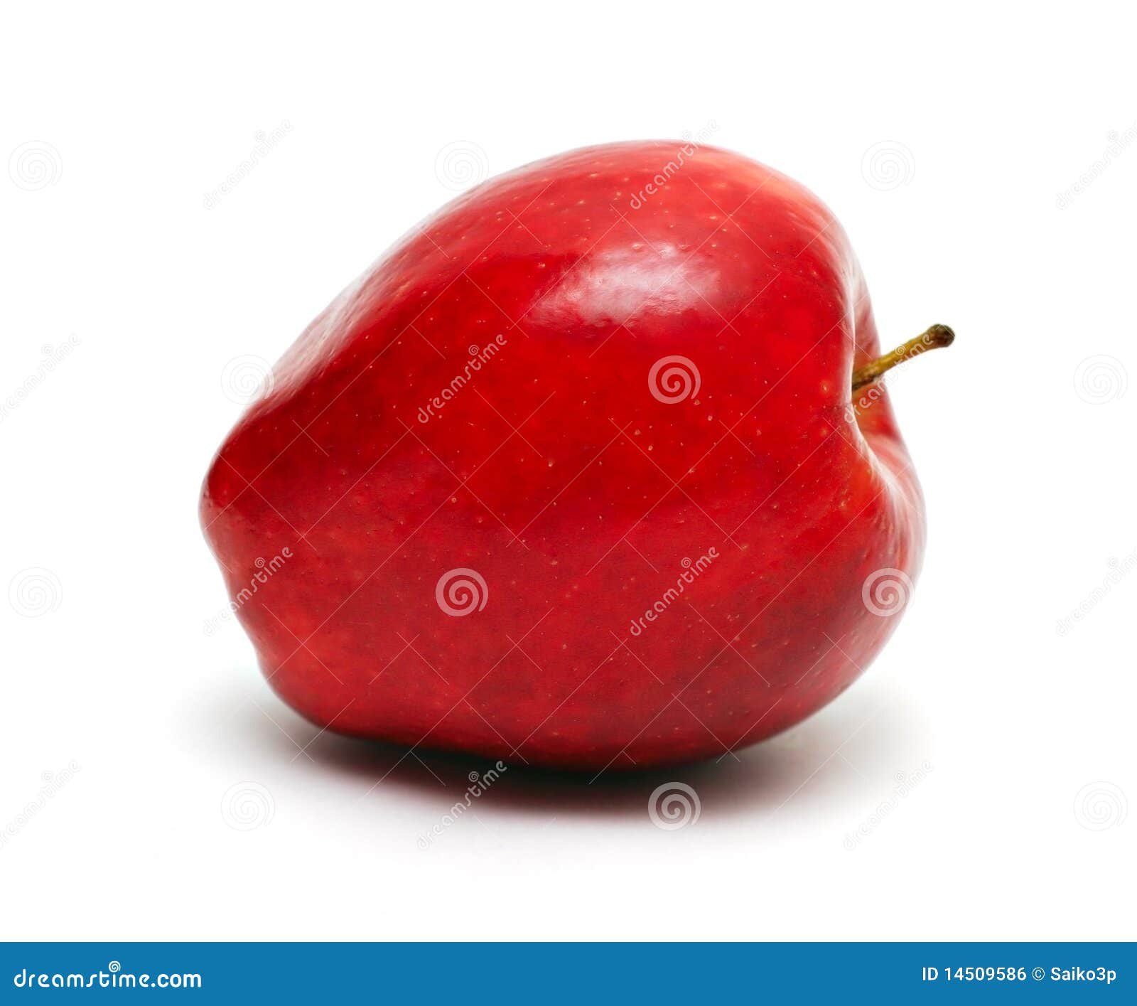 Red apple isolated stock photo. Image of natural, life - 14509586