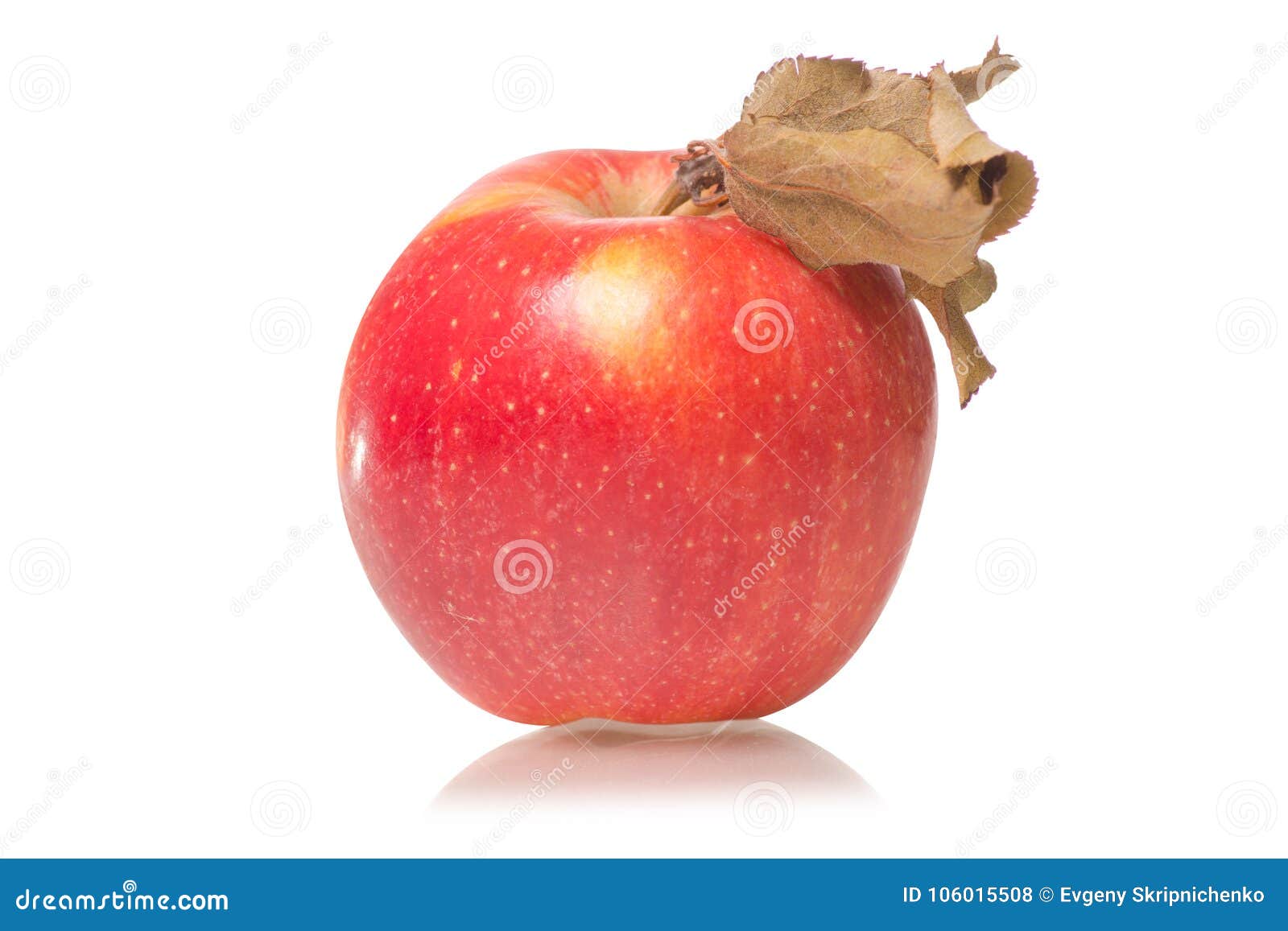 Red apple isolated stock photo. Image of freshness, juice - 106015508