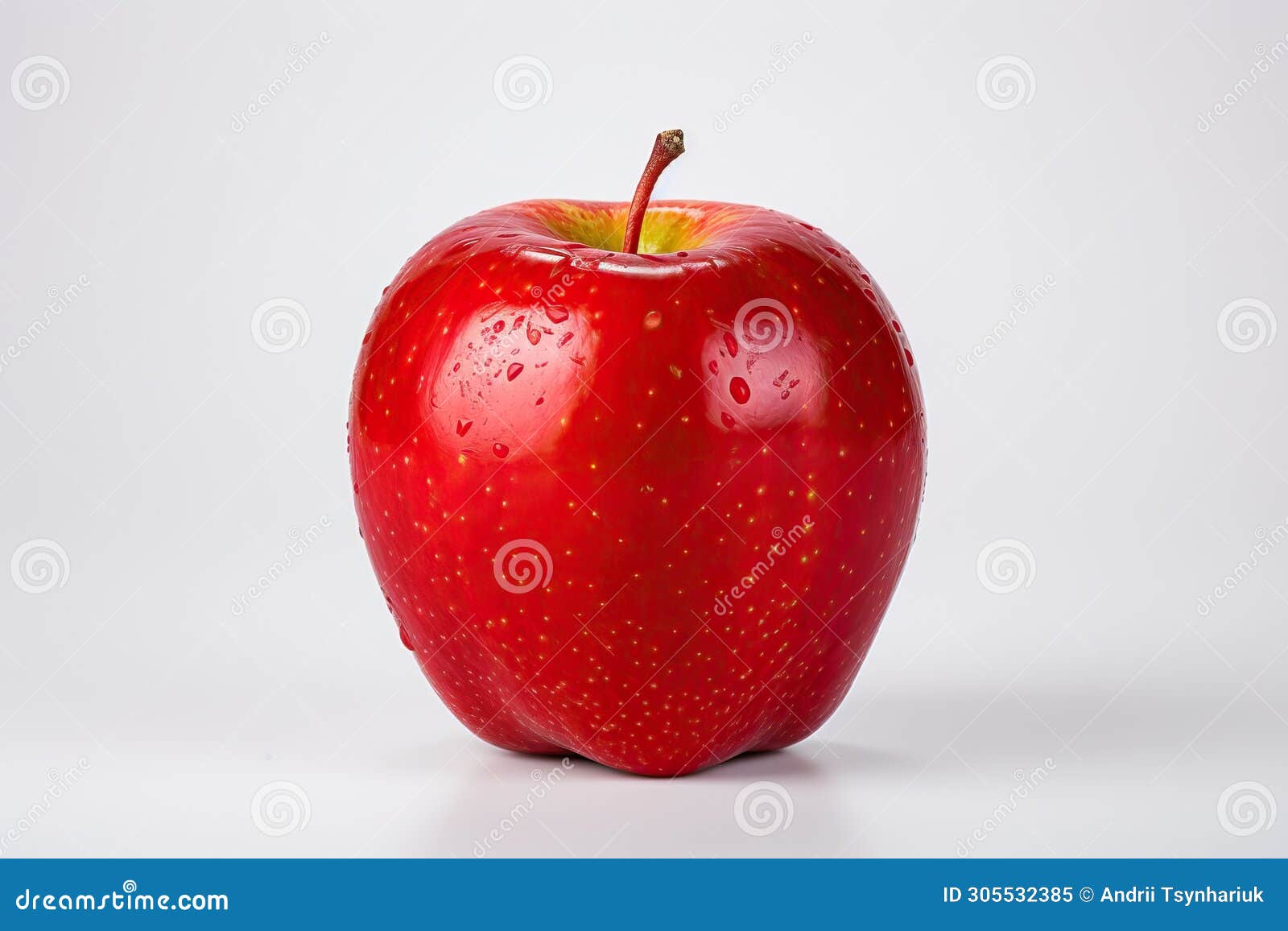 Red Apple Isolated on White Background, Red Sweet and Healthy Fruit ...