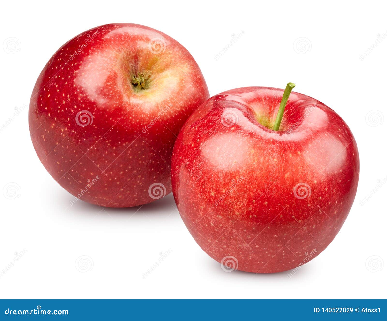Red Apple Isolated on White Stock Image - Image of liquid, healthy ...