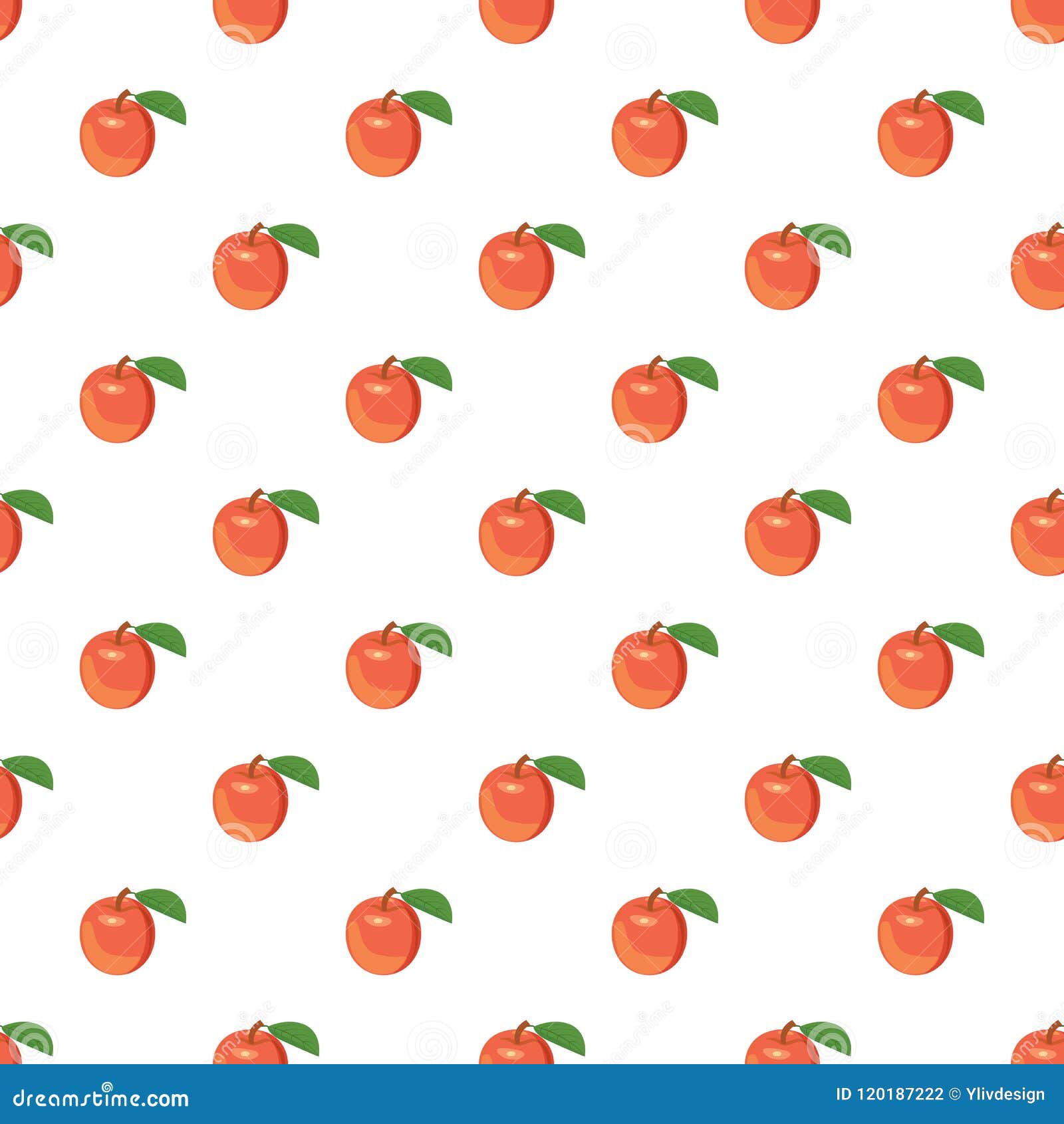 Red Apple with Leaf Pattern Stock Vector - Illustration of organic ...