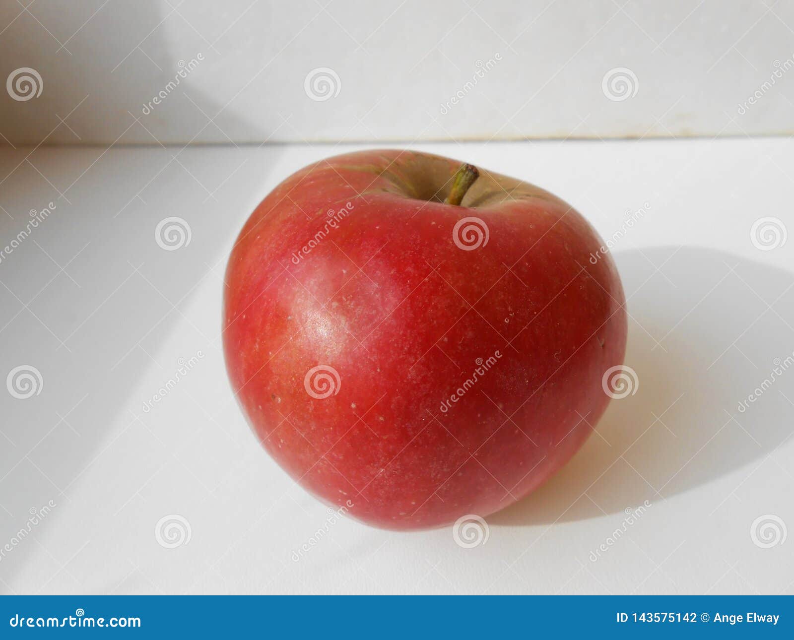 Red Apple on the Light Background Stock Photo - Image of landcape, life ...