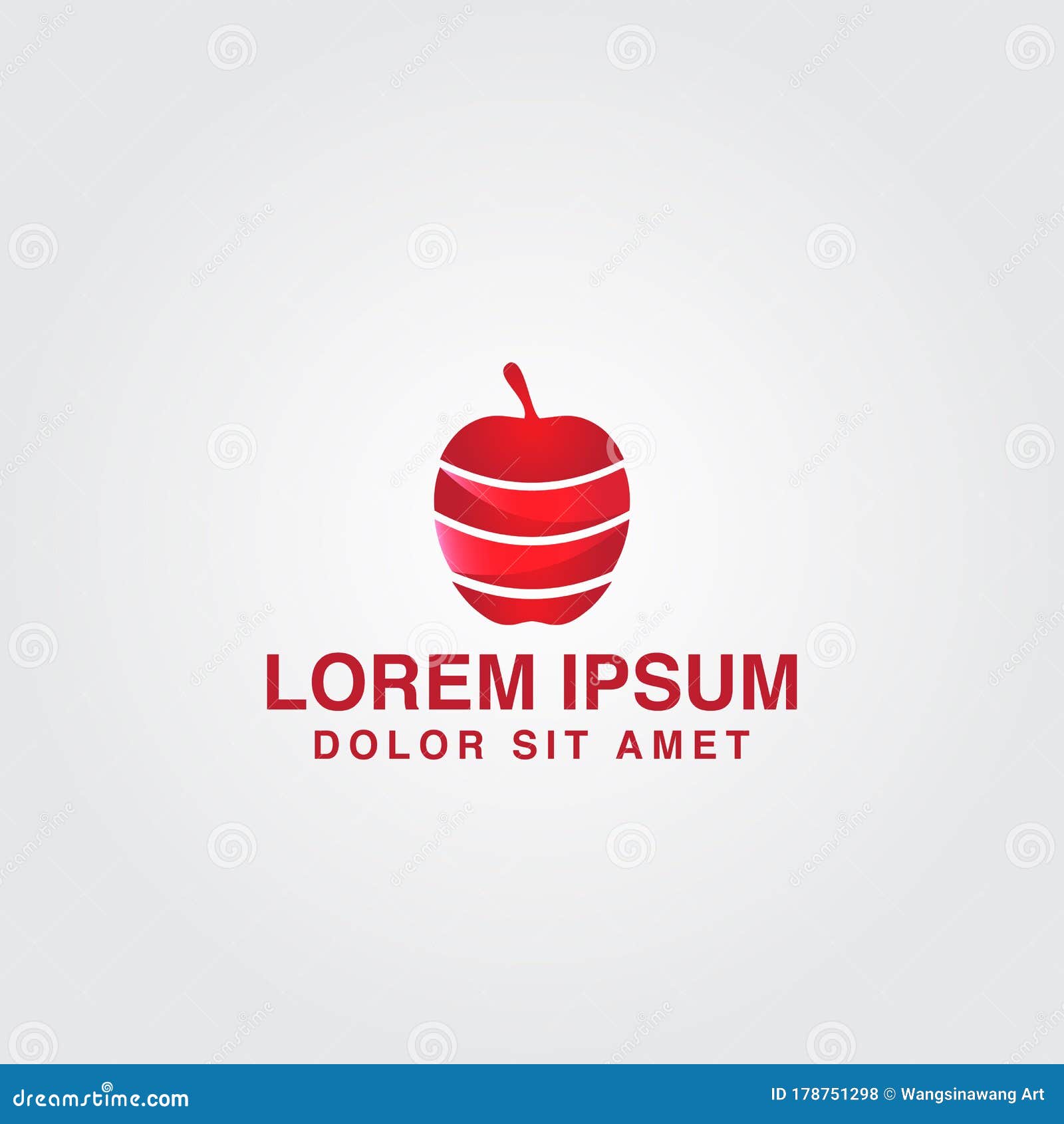 Red Apple Logo Design, Vector Illustration Stock Vector - Illustration ...