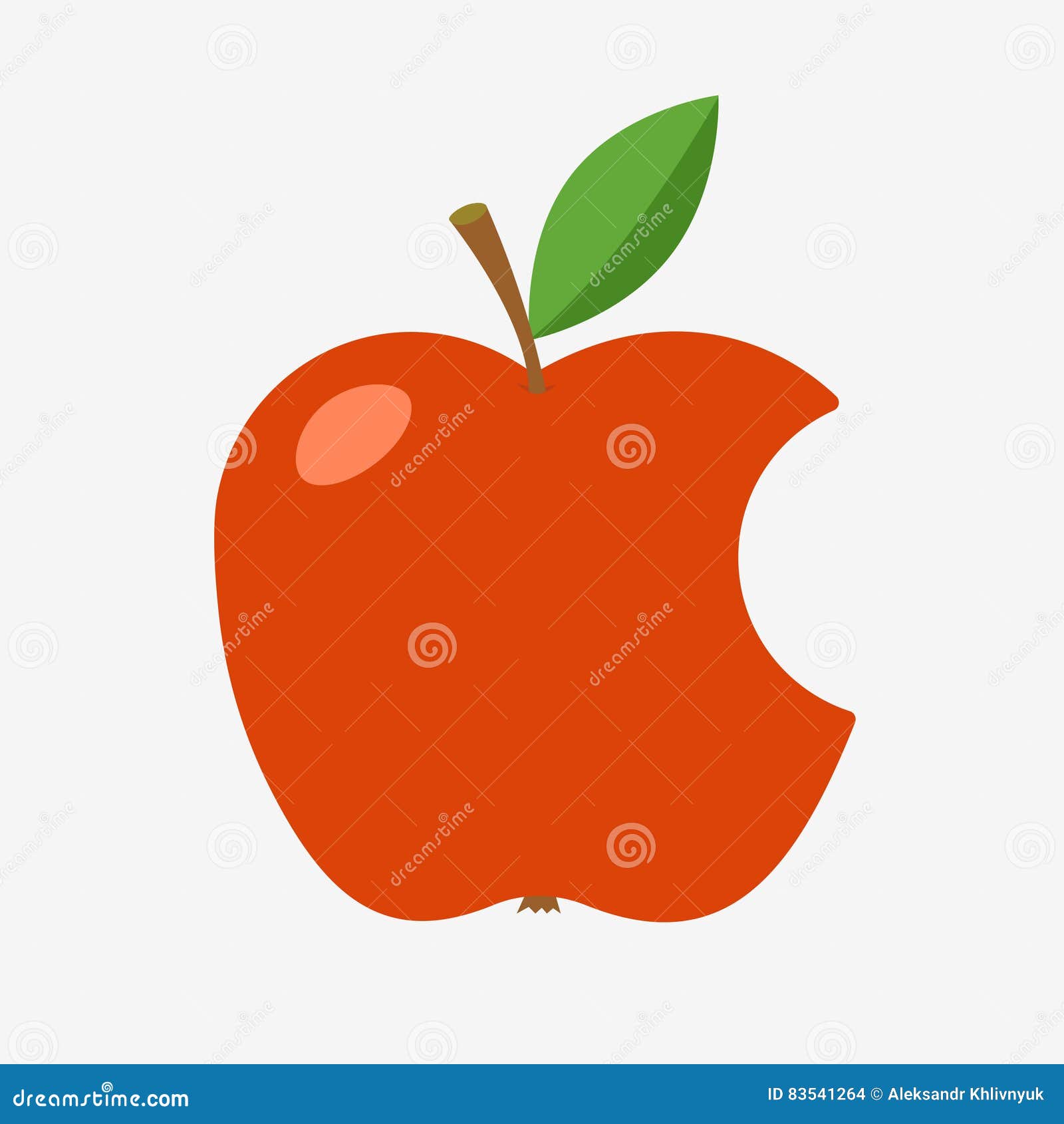 Red Apple Missing Bite Stock Illustrations – 53 Red Apple Missing Bite ...