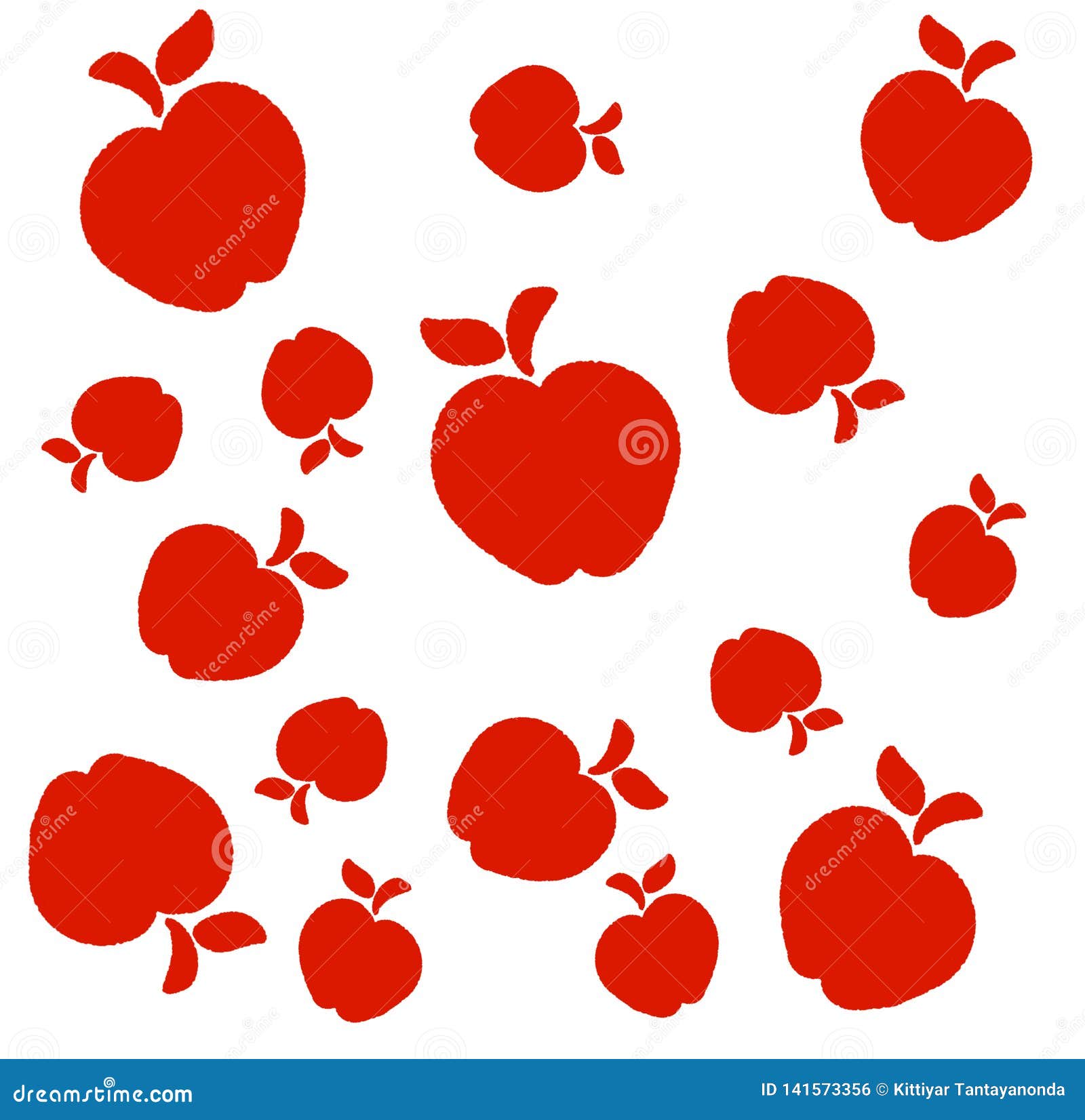 The Red apple pattern stock illustration. Illustration of graphic ...
