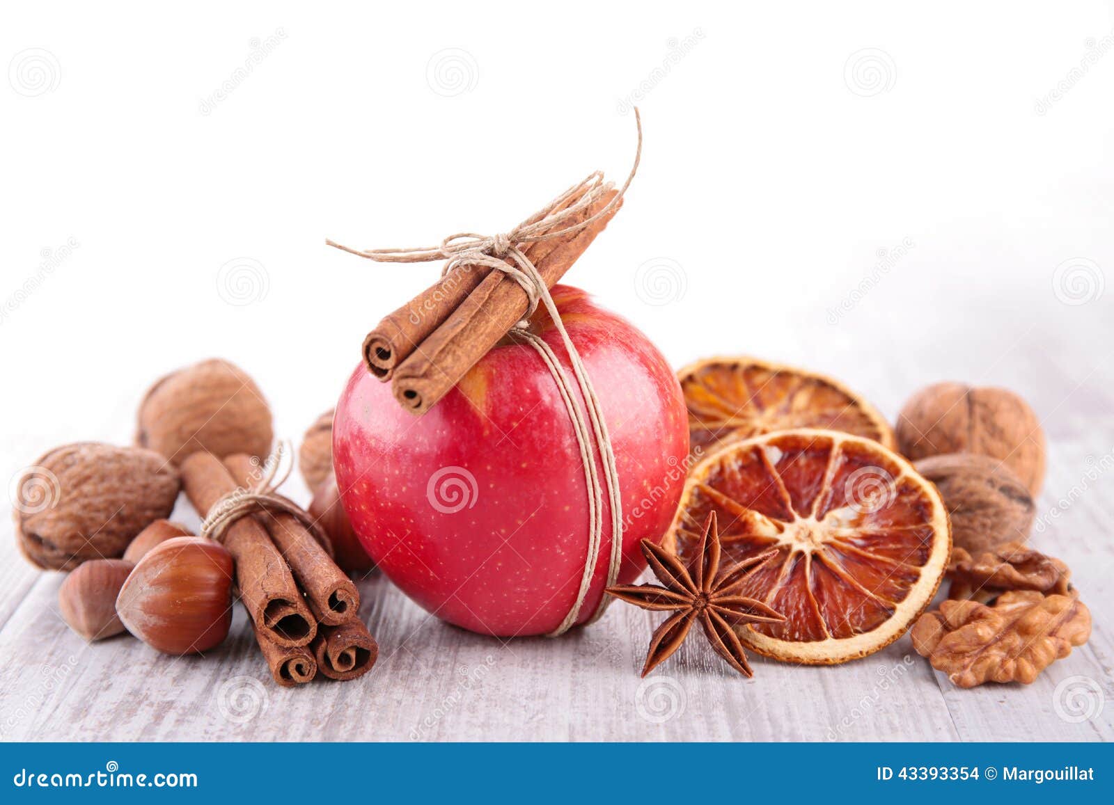Red apple and spices stock photo. Image of apple, festive - 43393354