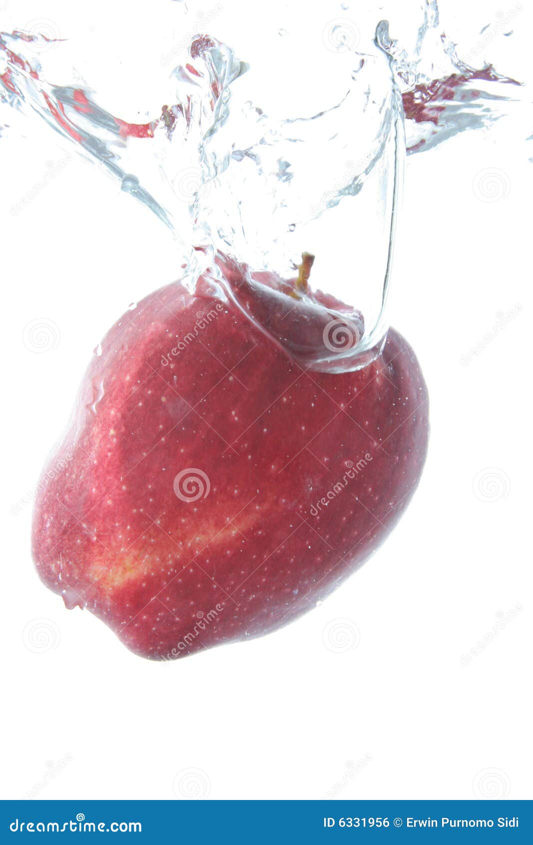 Red apple splash stock photo. Image of healthy, diet, fresh - 6331956